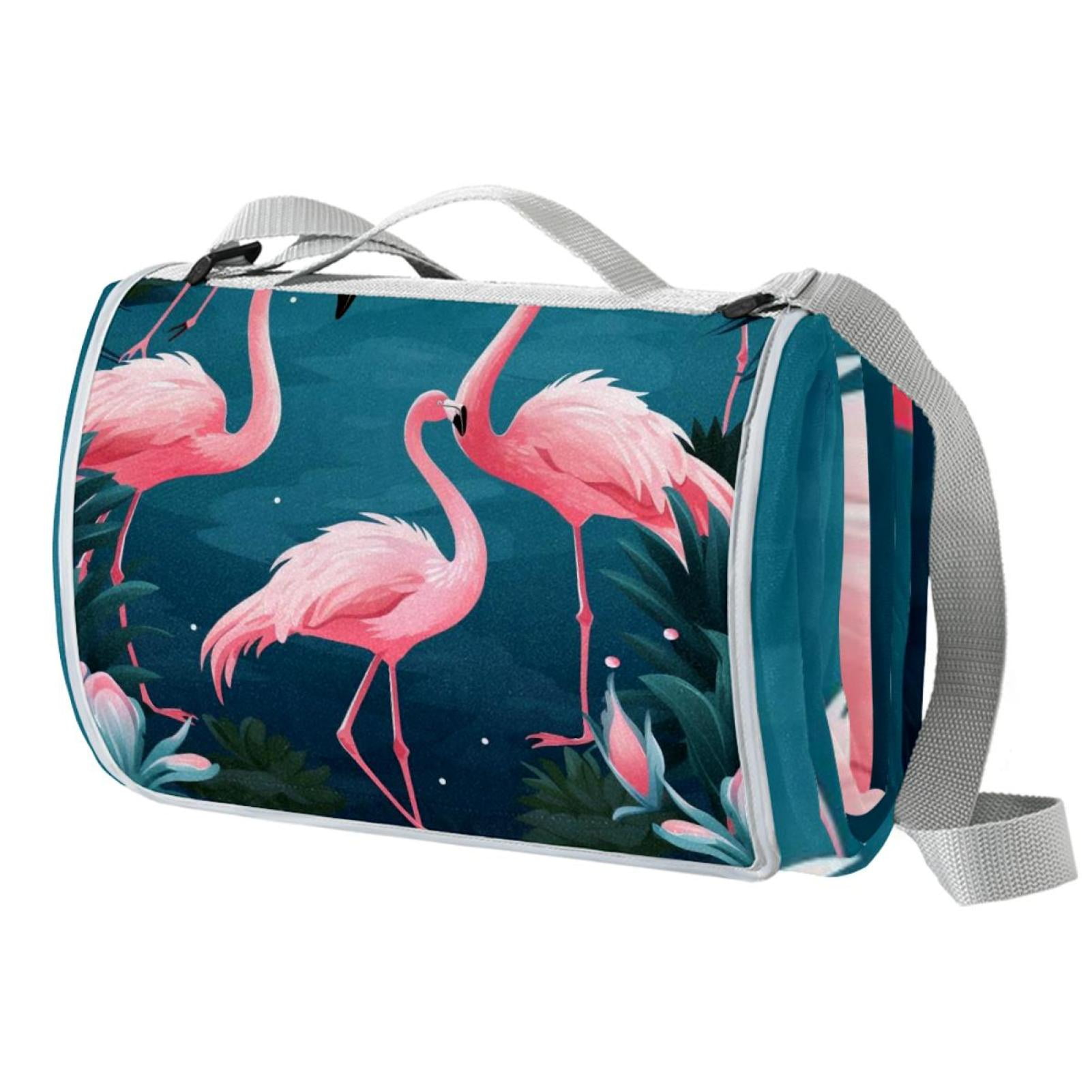 Flamingo Canvas Picnic Mat for Outdoor Activities - Waterproof and ...