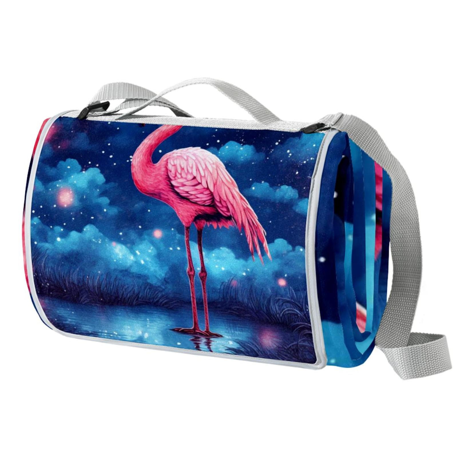 Flamingo Canvas Picnic Mat - Waterproof Outdoor Blanket for Picnics ...