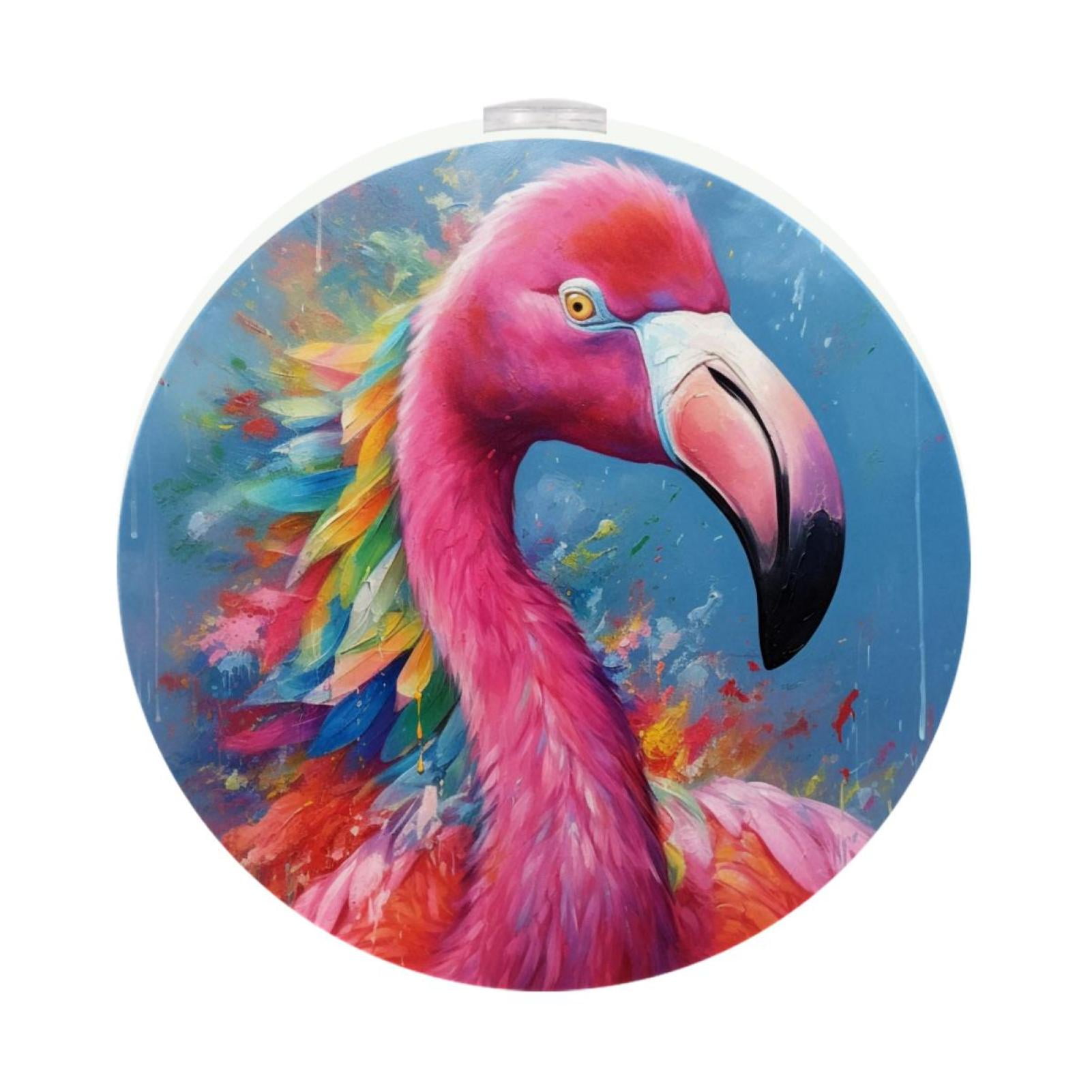 Flamingo Circle Night Light - 2 Pack LED Night Lights, Motion Sensor ...