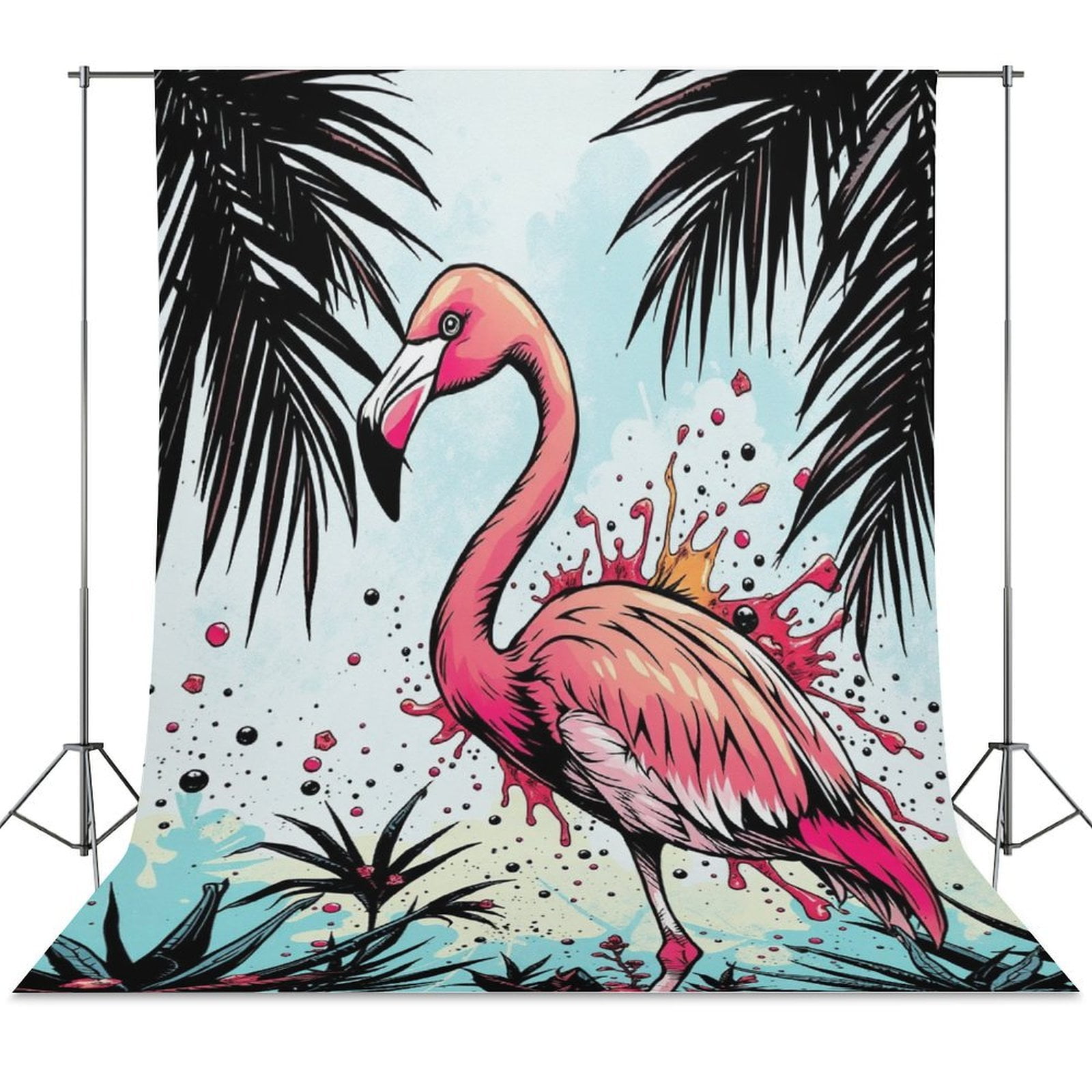 Flamingo Decorations BackdropPortrait Photography Background Photozone ...