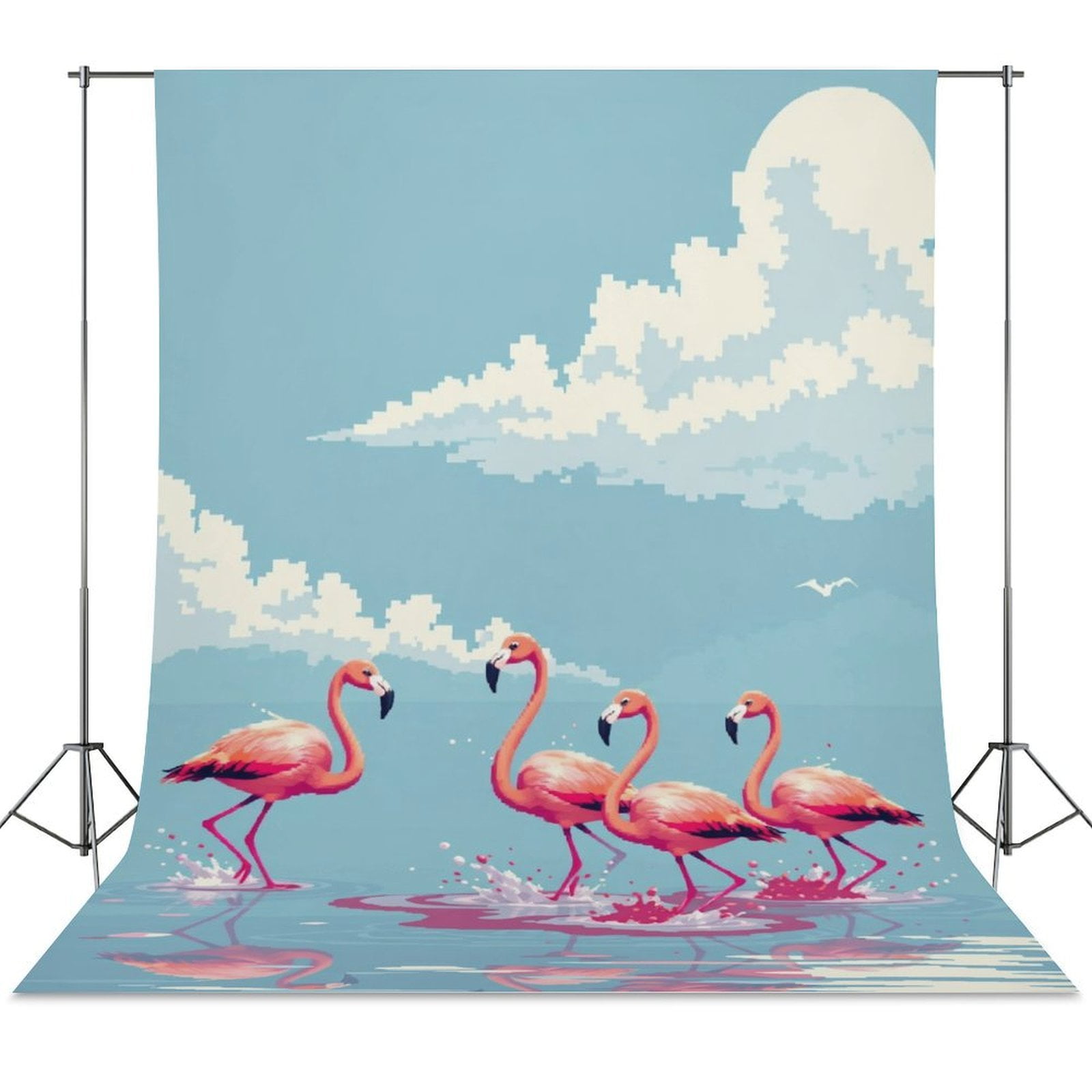 Flamingo Decorations BackdropPortrait Photography Background Photozone ...