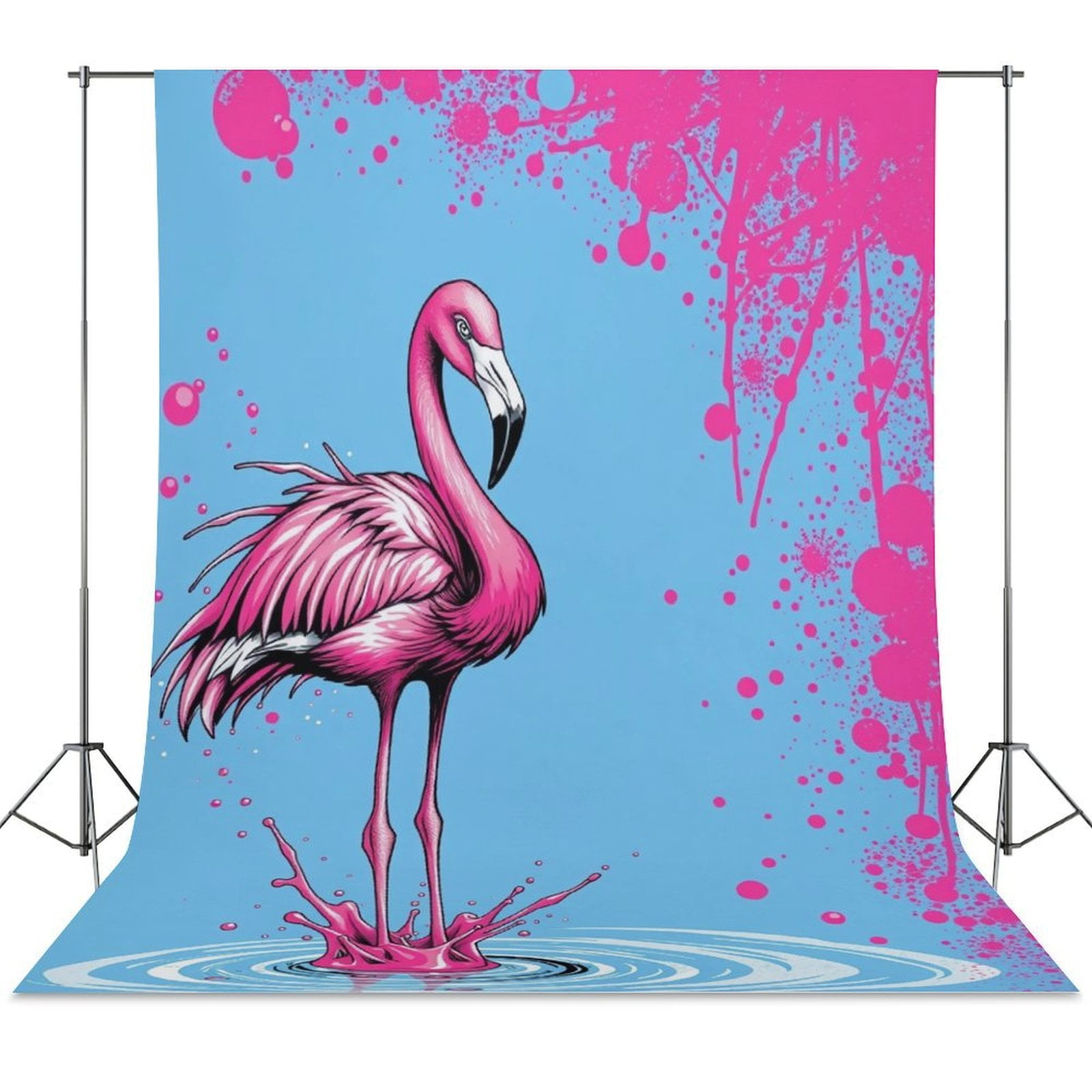 Flamingo Decorations BackdropPortrait Photography Background Photozone ...
