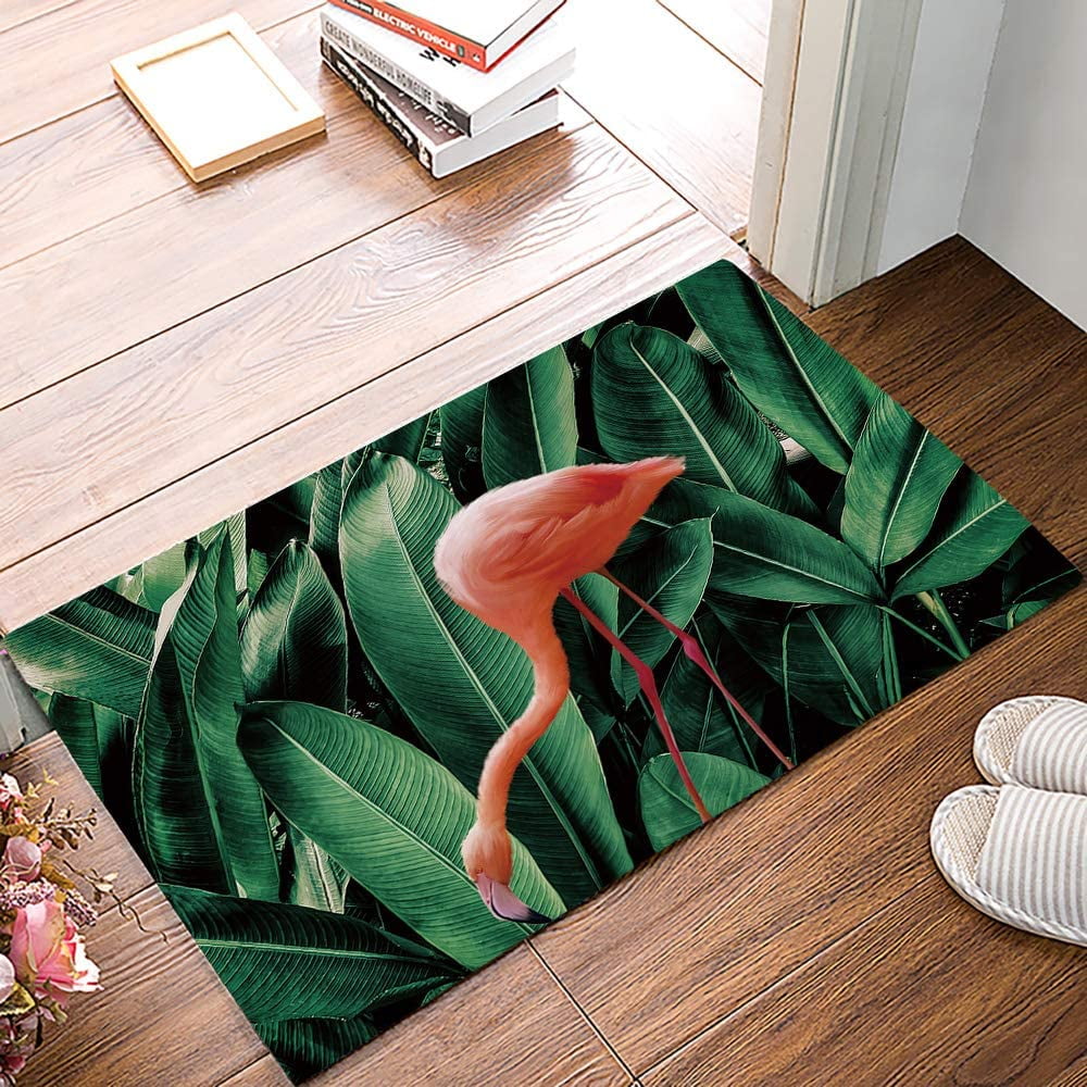 Flamingo Door Mats, 20" x 32" Outdoor Indoor Entrance Doormat ...