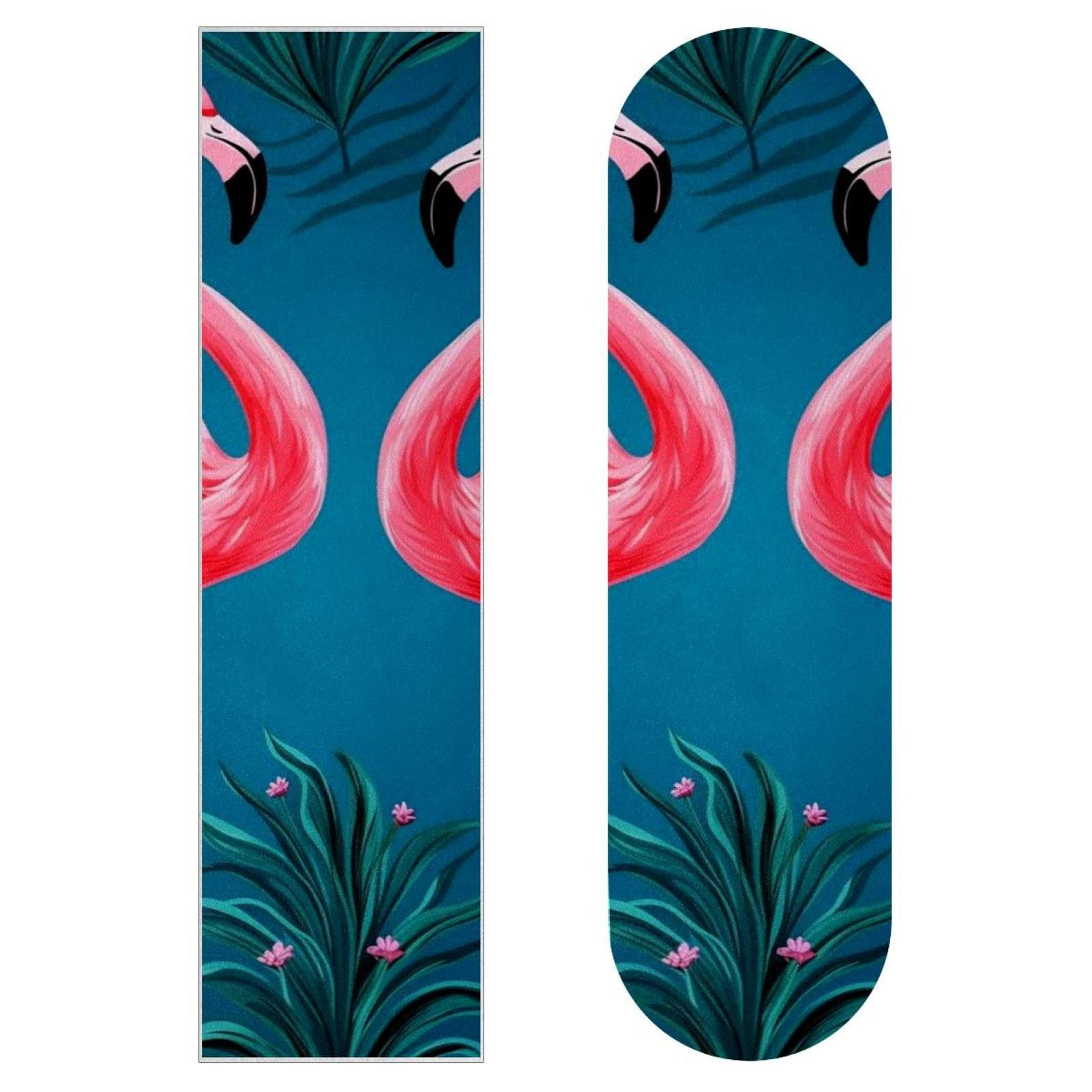 Flamingo Emery Surface Skateboard Grip Tape Stickers (Pack of Two) - 8 ...