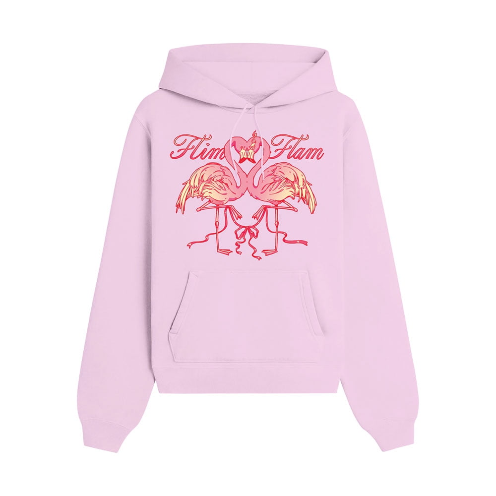 Flamingo FLIM FLAM Love Birds Merch Hoodie Sweatshirt New Logo Women ...