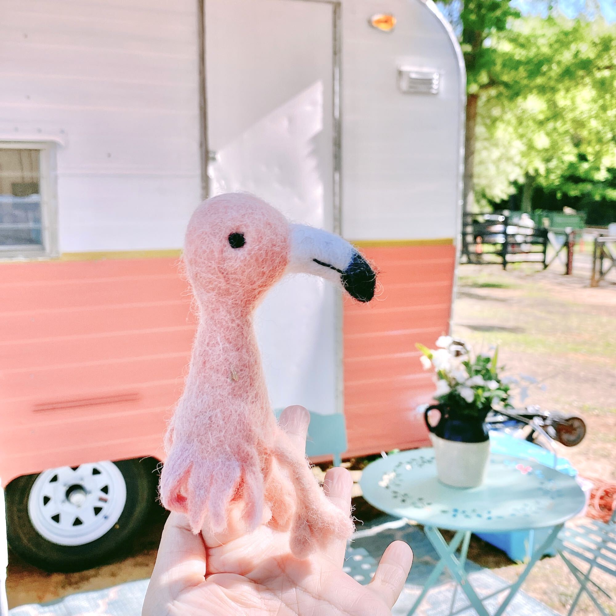 Flamingo Finger Puppet - Walmart.com