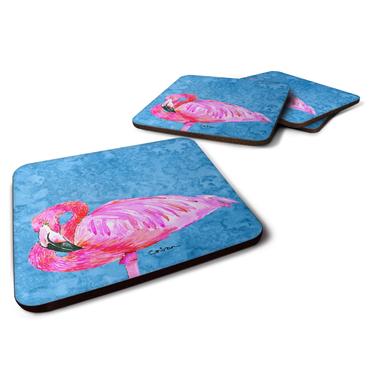 Flamingo Foam Coaster Set of 4 - Walmart.com