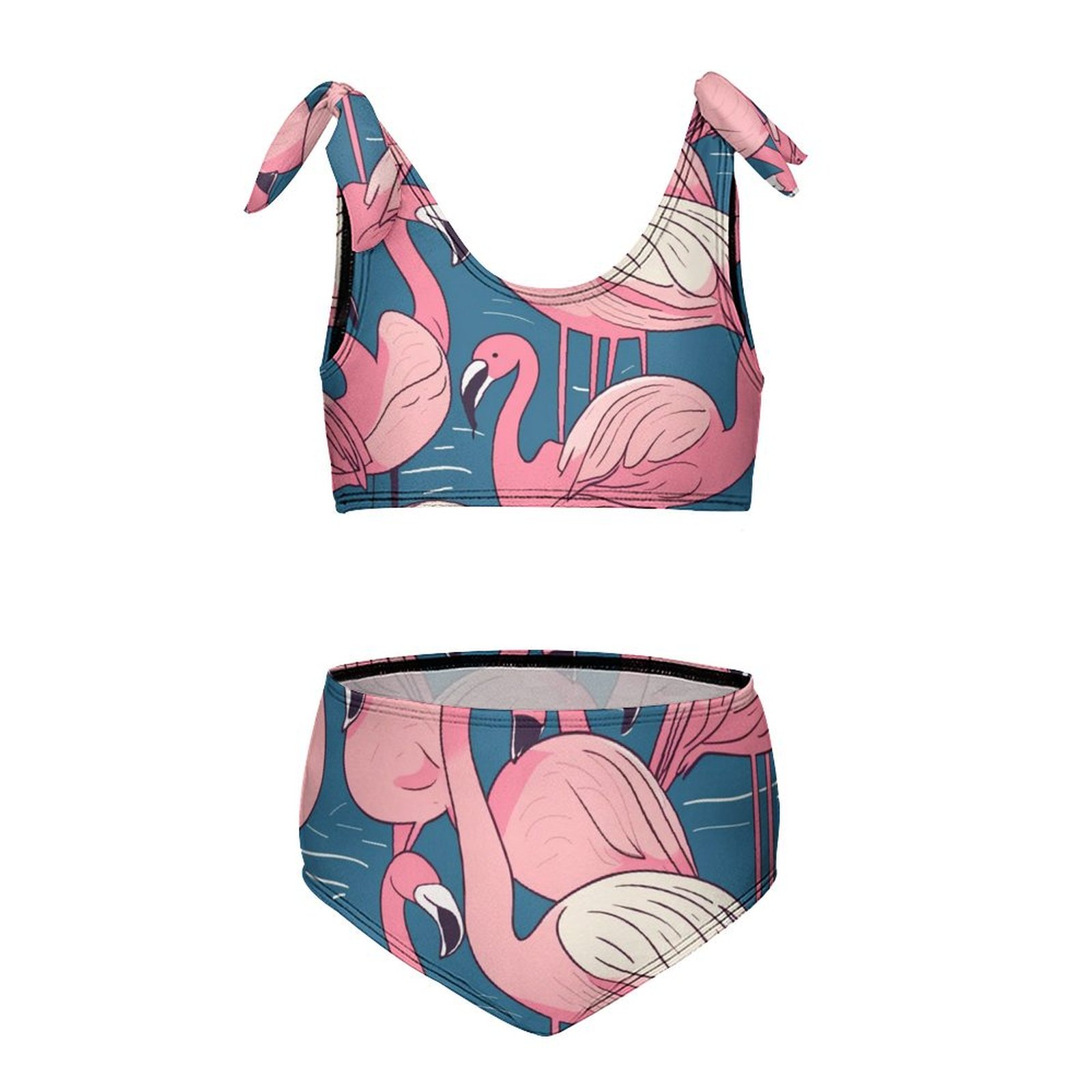Flamingo Girls' 2-Piece Tankini Swimsuit - Walmart.com