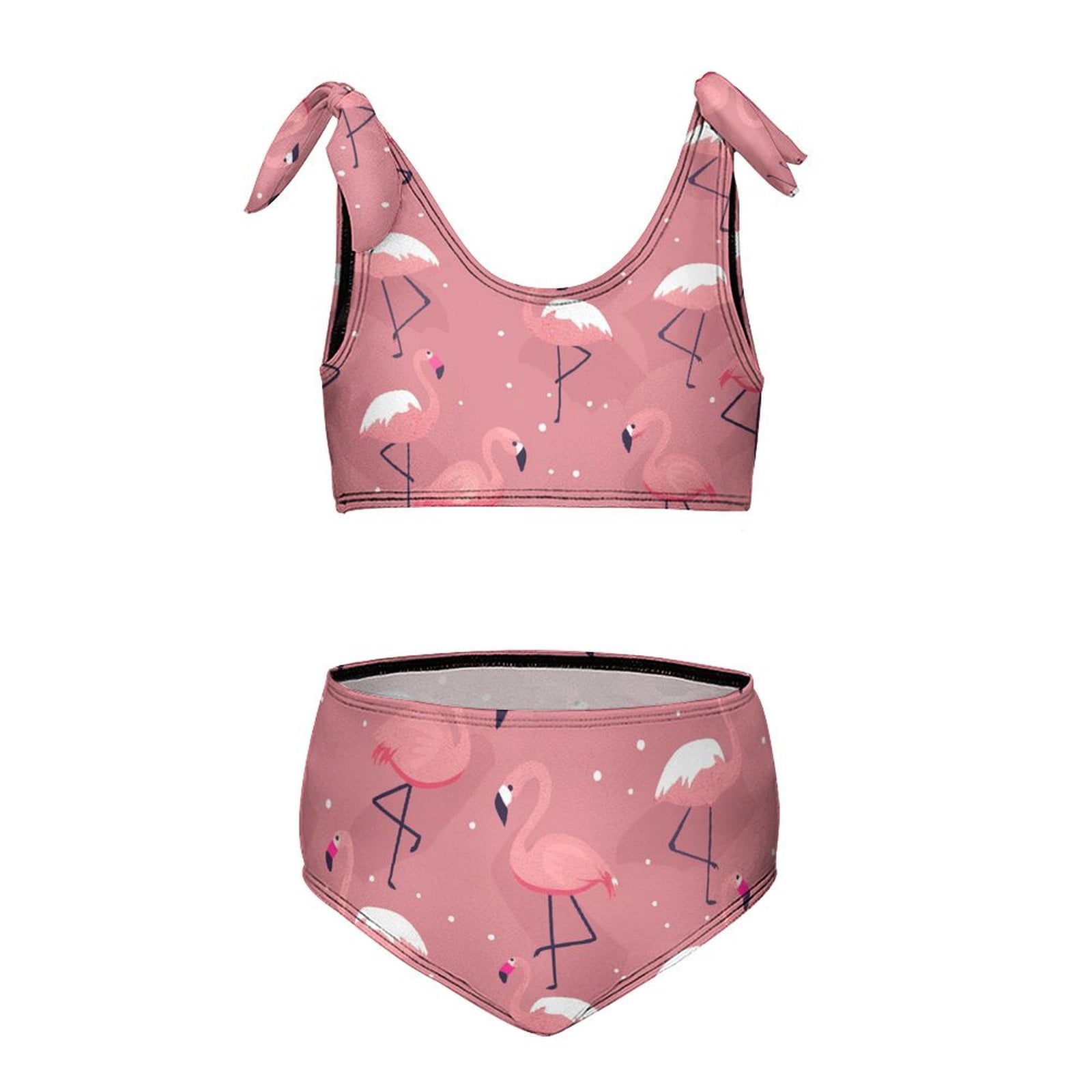 Flamingo Girls' 2-Piece Tankini Swimsuit - Walmart.com