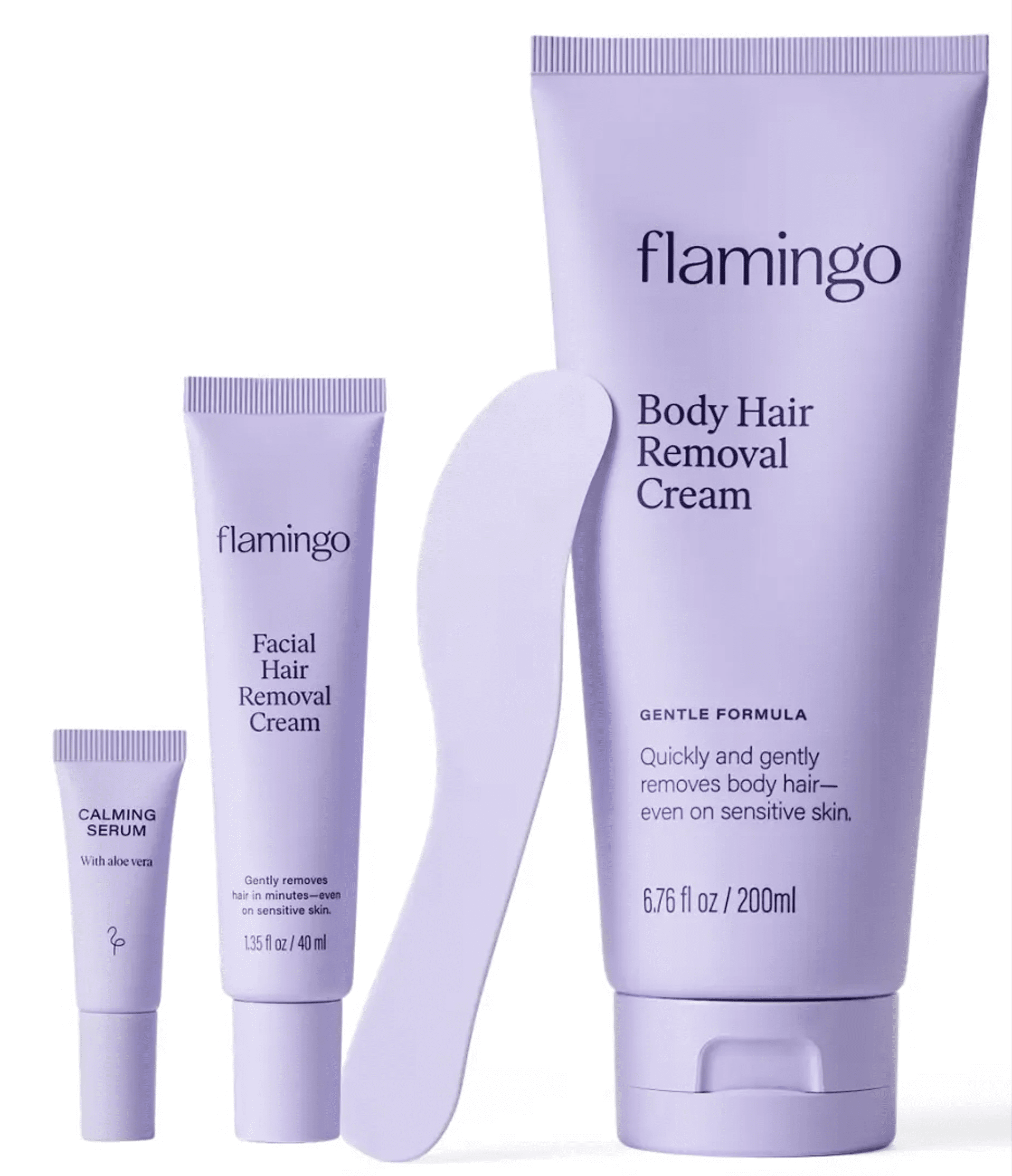 Flamingo Hair Removal Cream Duo - Face & Body - Effective Hair Removal ...
