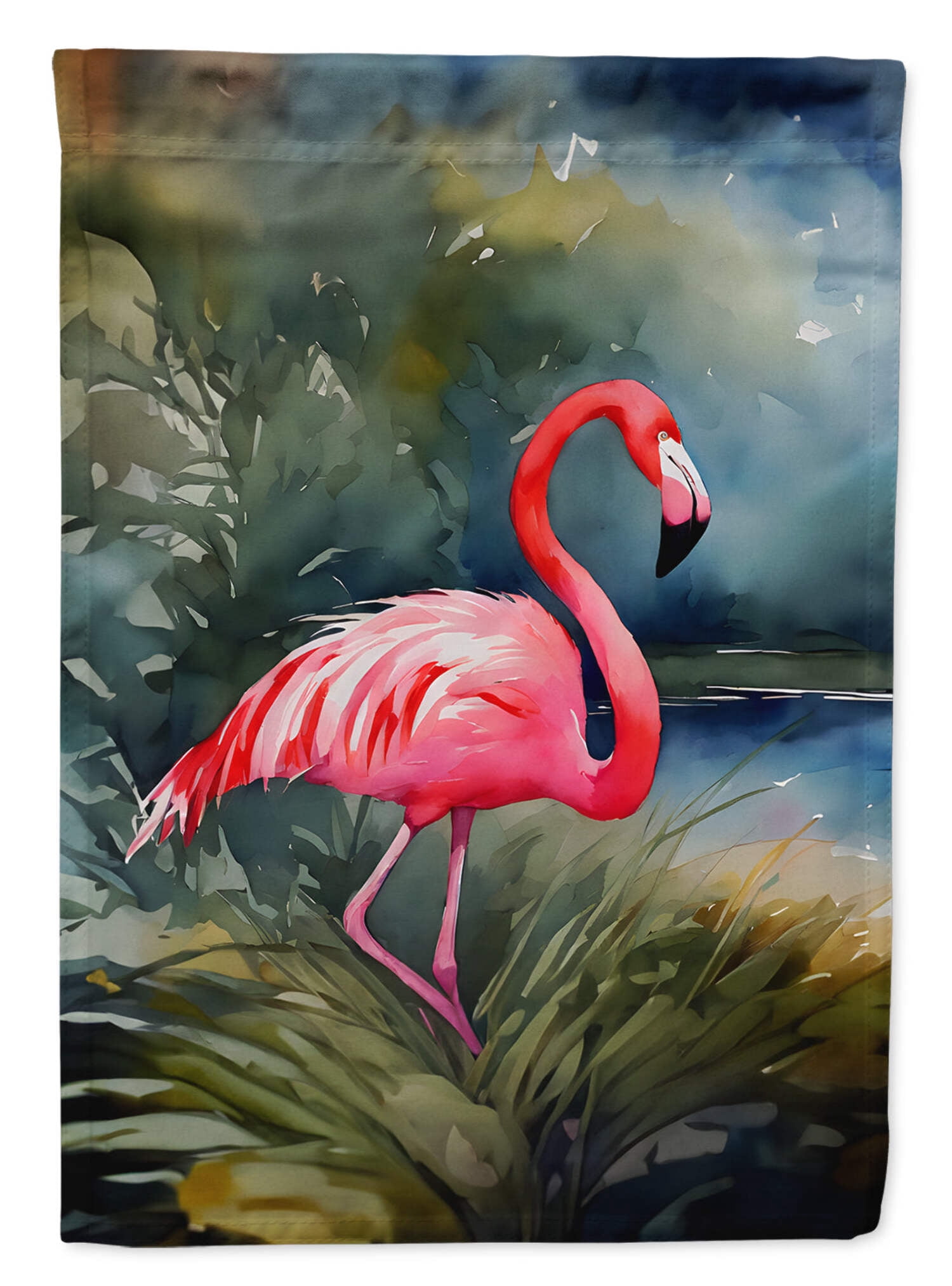 Flamingo House Flag 28 in x 40 in - Walmart.com
