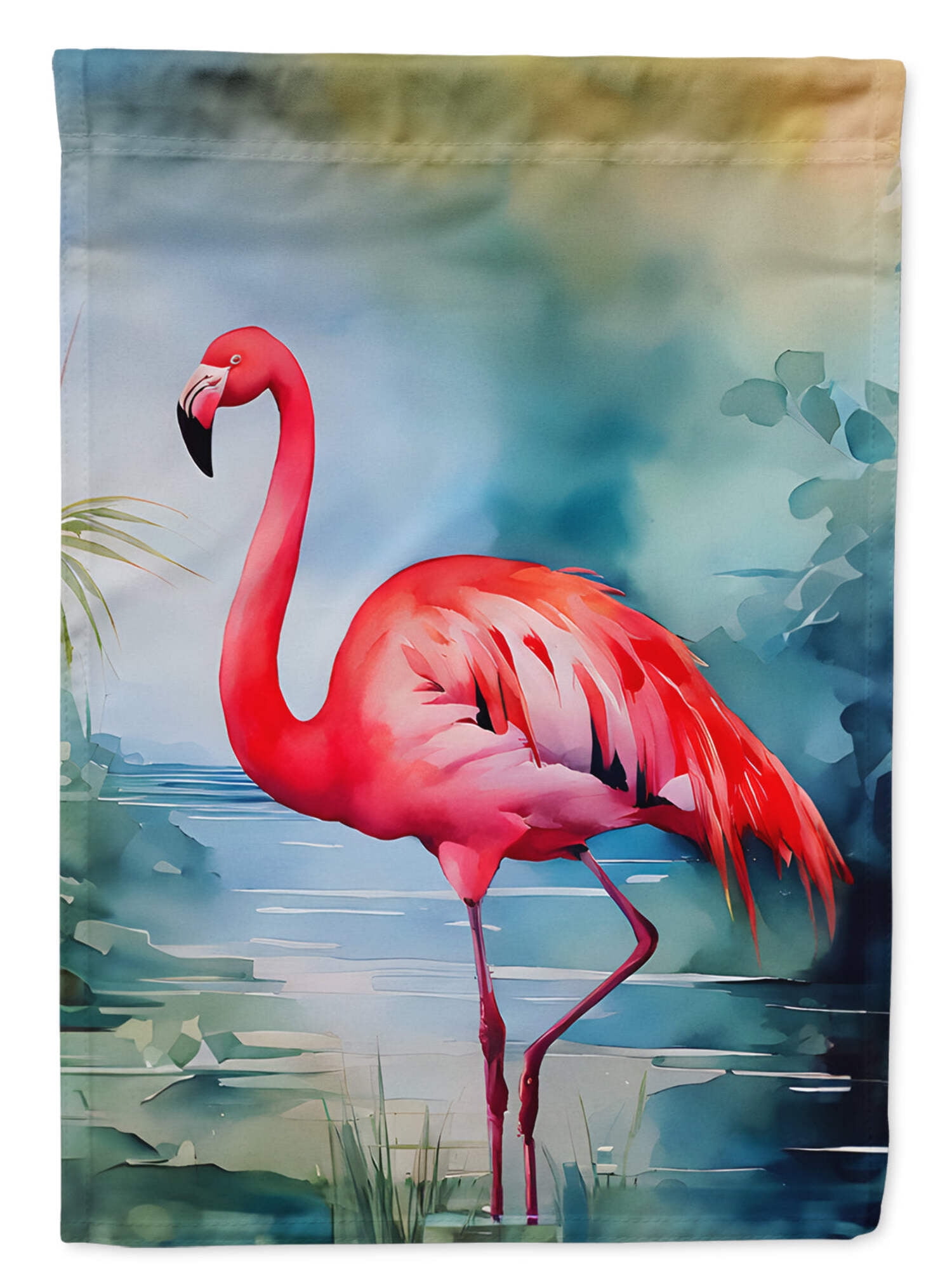 Flamingo House Flag 28 in x 40 in - Walmart.com