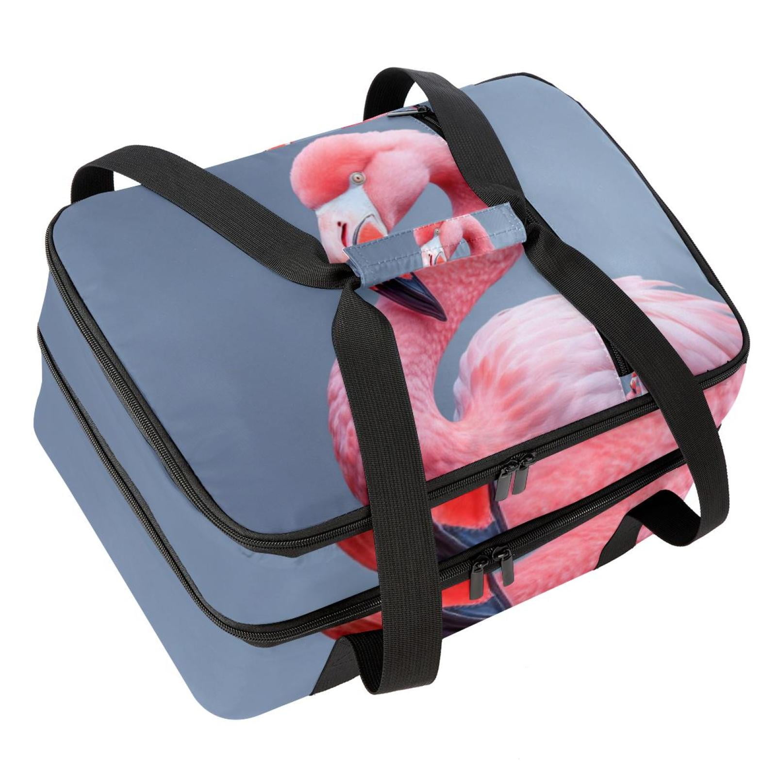 Flamingo Insulated Double Layered Lunch Bag with Two Compartments ...