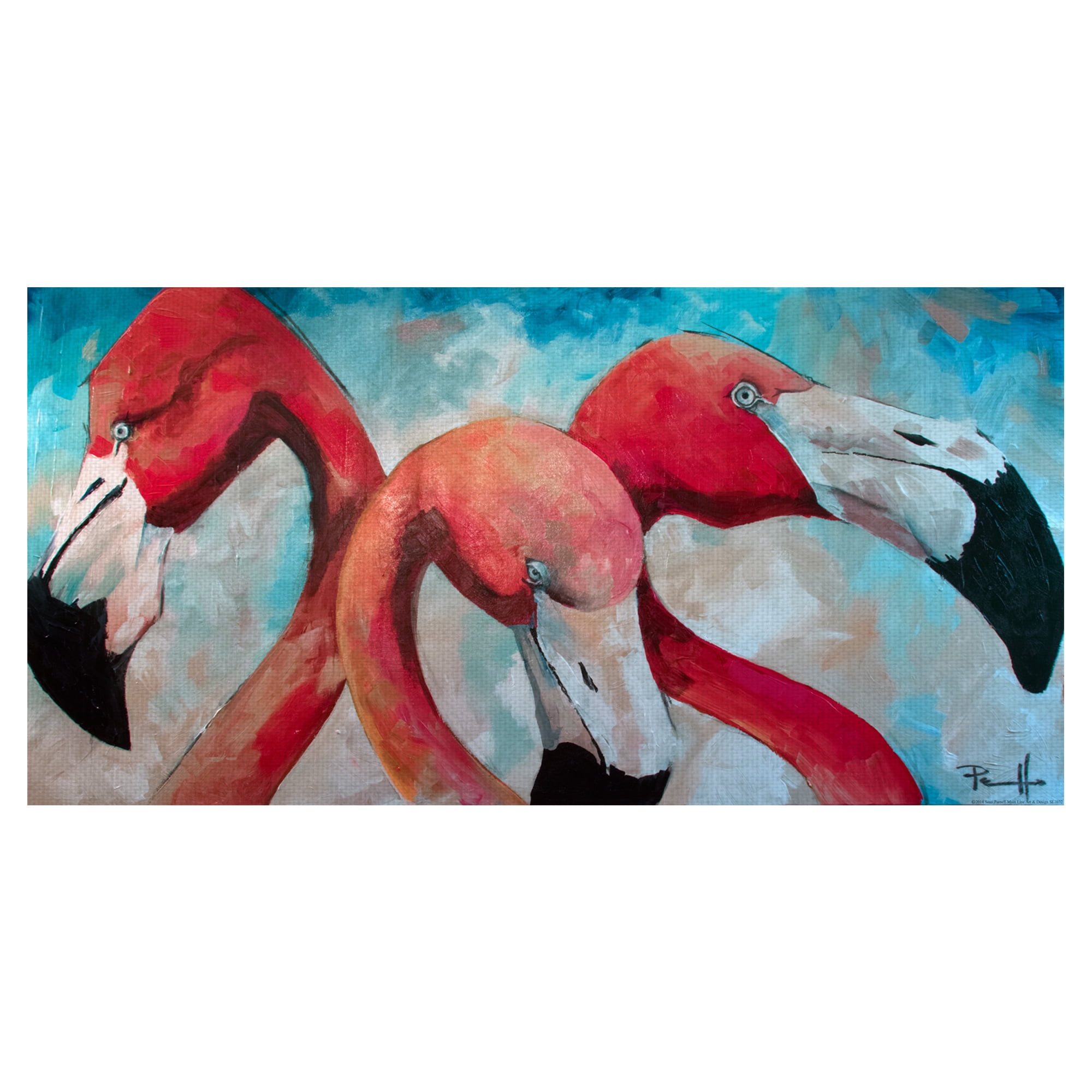 Free Shipping! Masterpiece Art Gallery Flamingo Joes by Sean Parnell ...