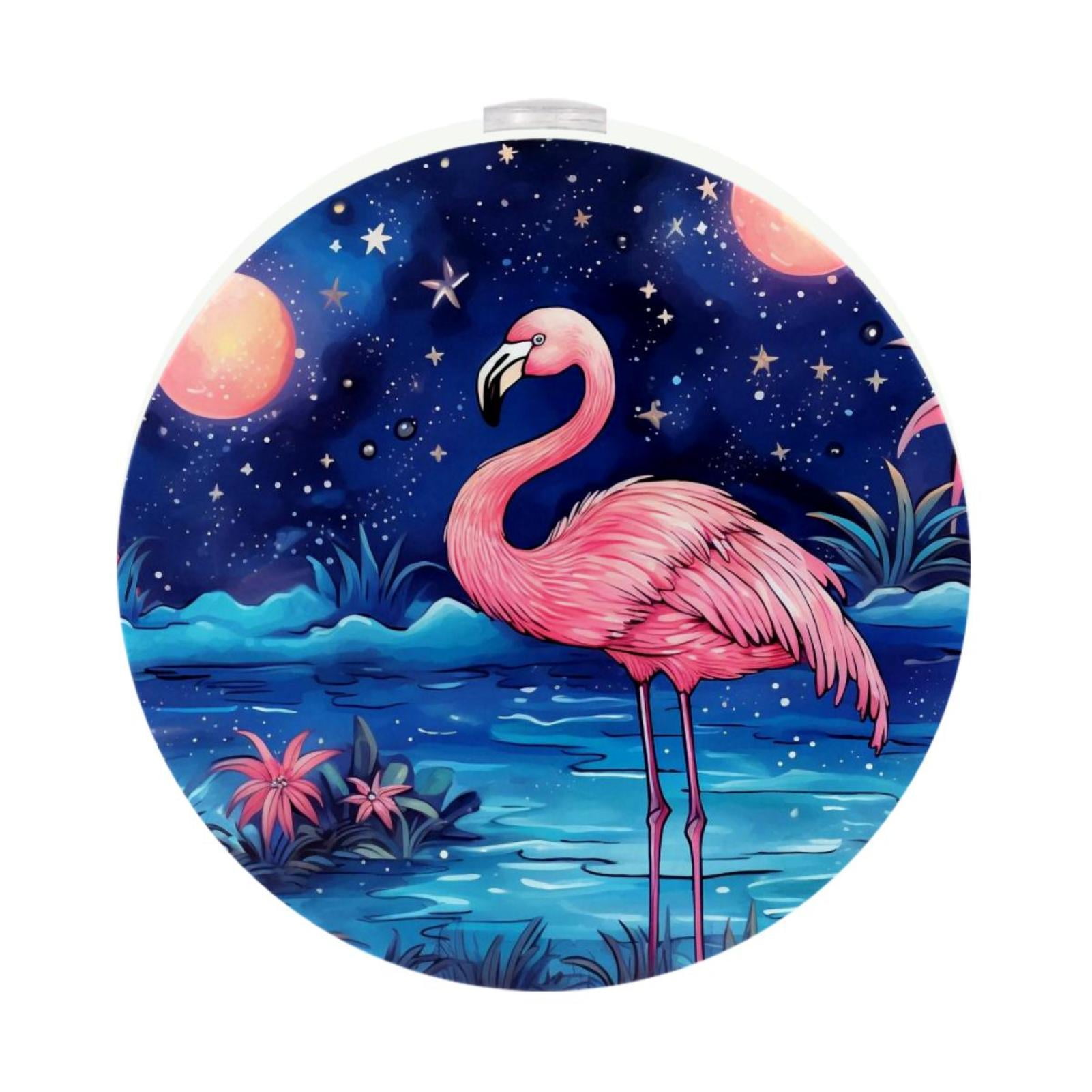 Flamingo LED Round Night Light-2PCS: Compact and Energy-Efficient ...
