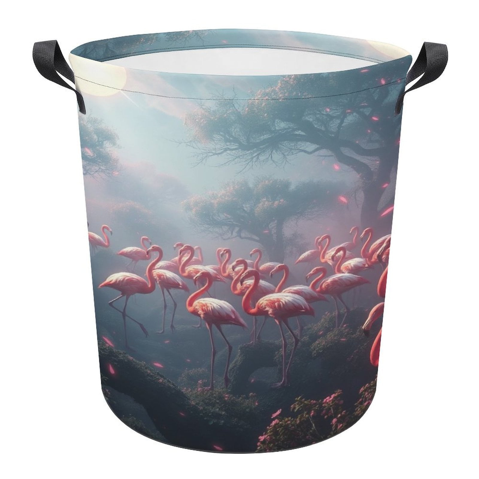Flamingo Laundry Basket Foldable Large Clothes Storage Bin Baby Hamper - Walmart.com