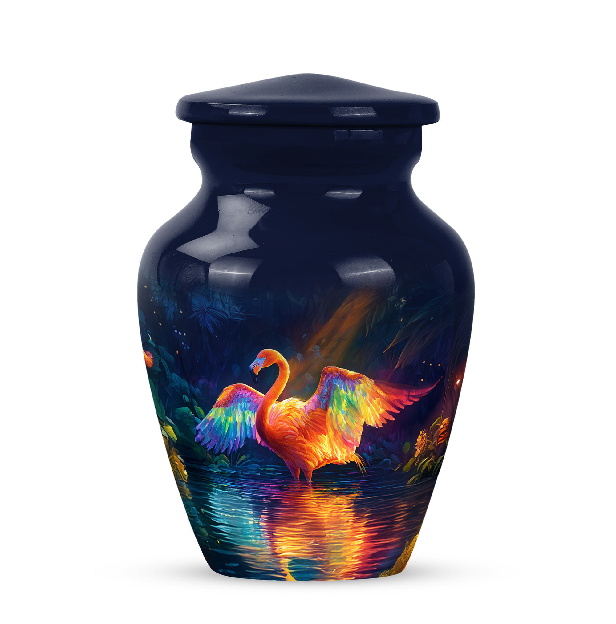 Flamingo Miniature Cremation Urns For Man And Woman - Small Keepsake ...