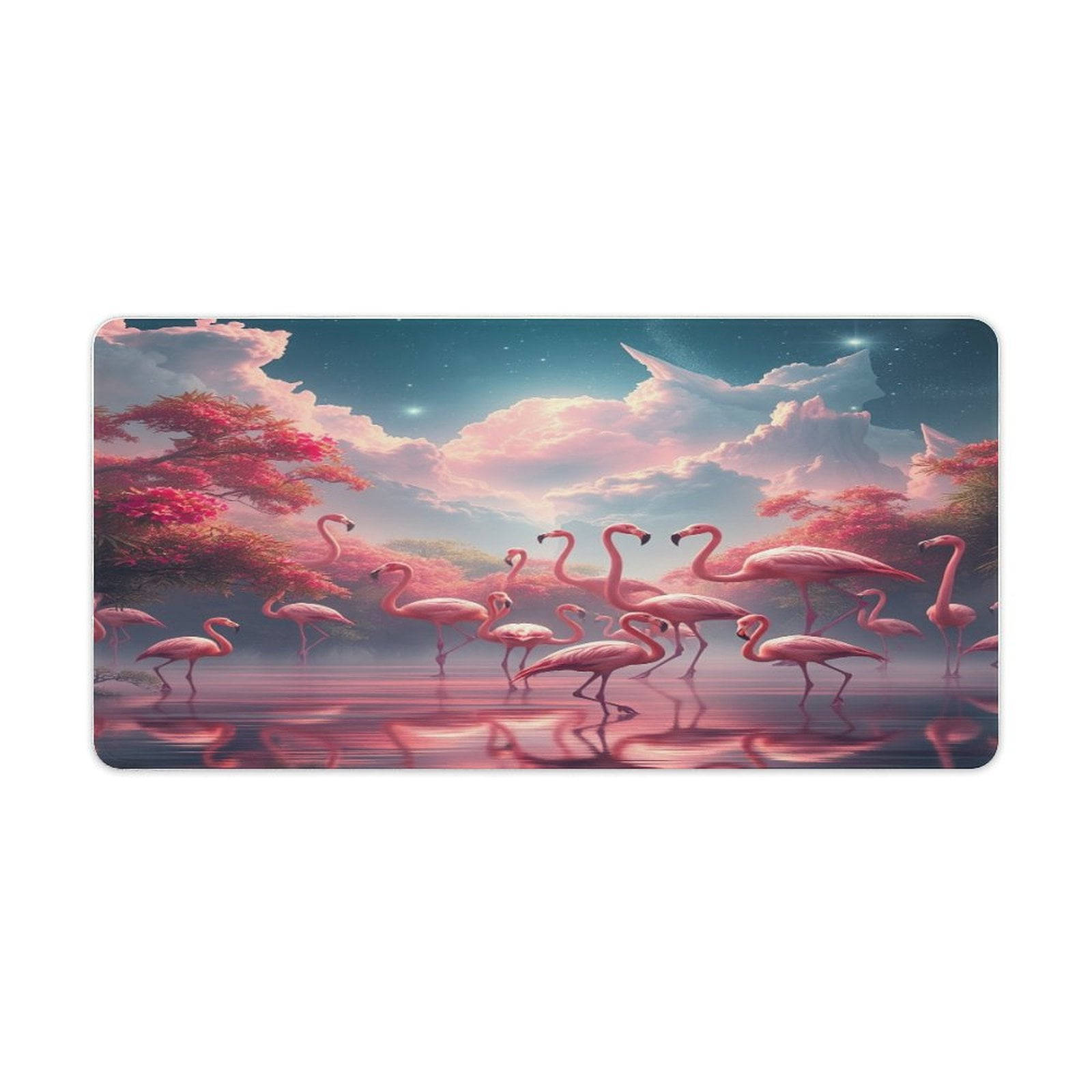 Flamingo Mouse Pad Large Anti-Slip Rubber Gaming Mouse Pad Durable Desk ...