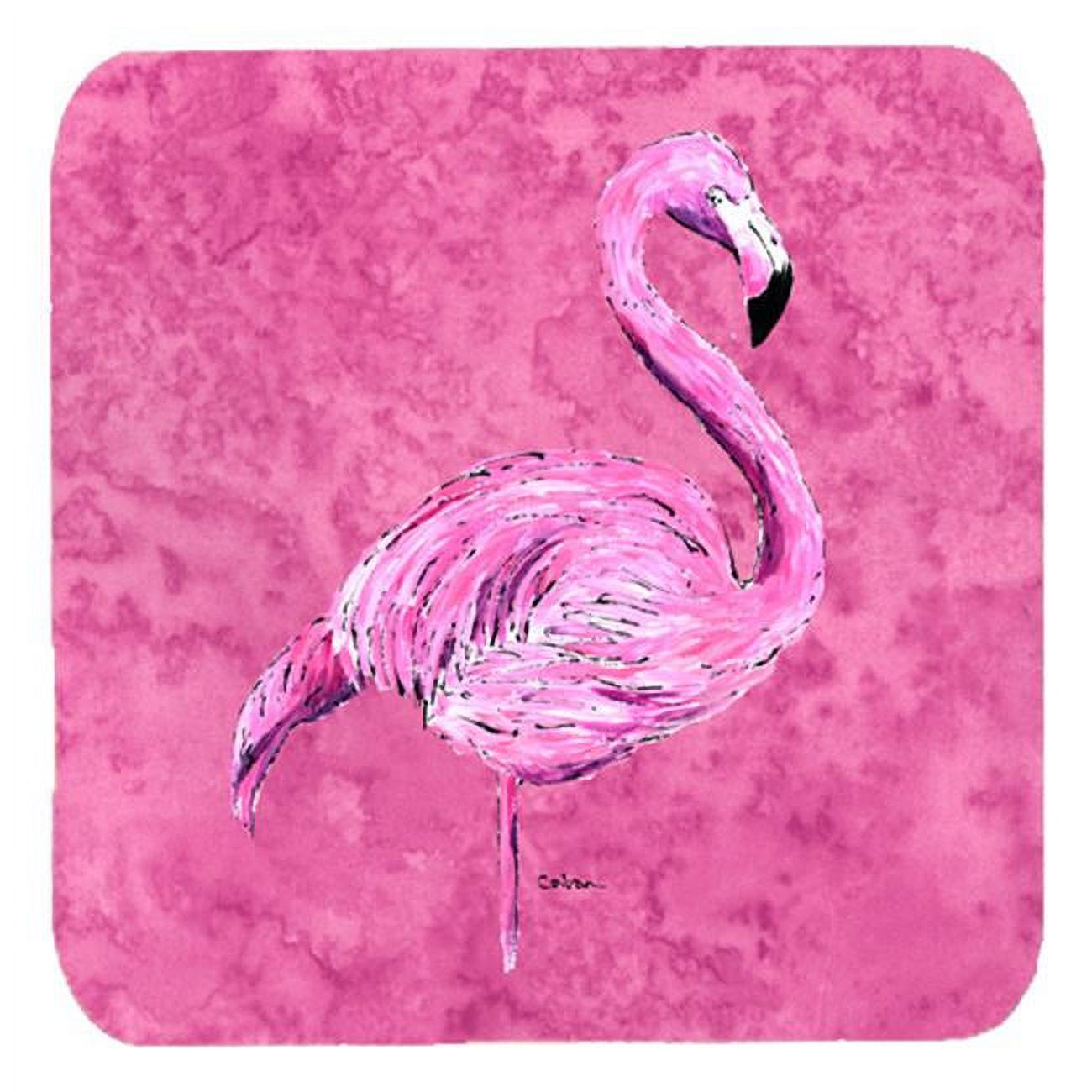 Flamingo On Pink Foam Coasters, Set Of 4 - Walmart.com