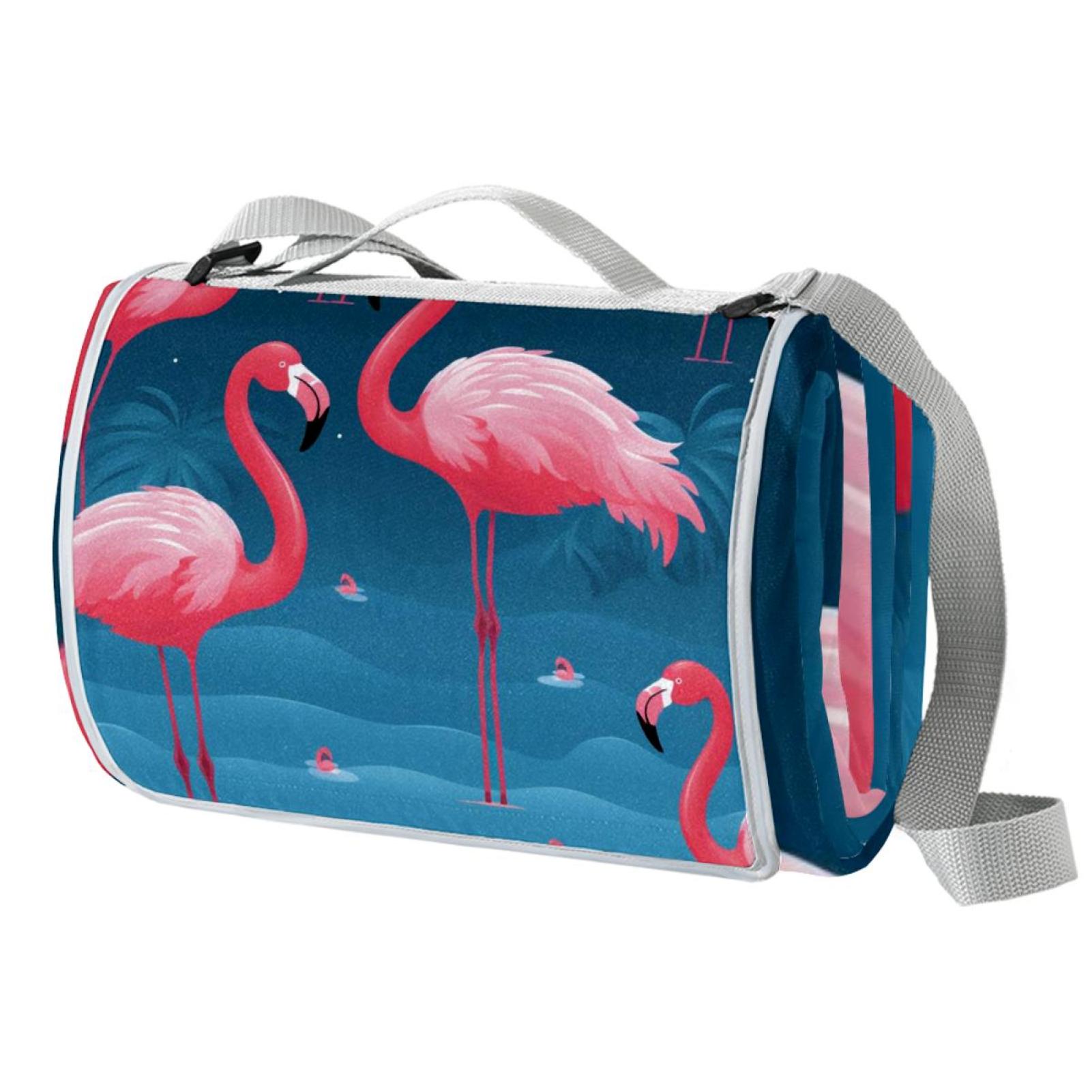 Flamingo Outdoor Picnic Mat for Family - Waterproof & Sandproof - Extra ...