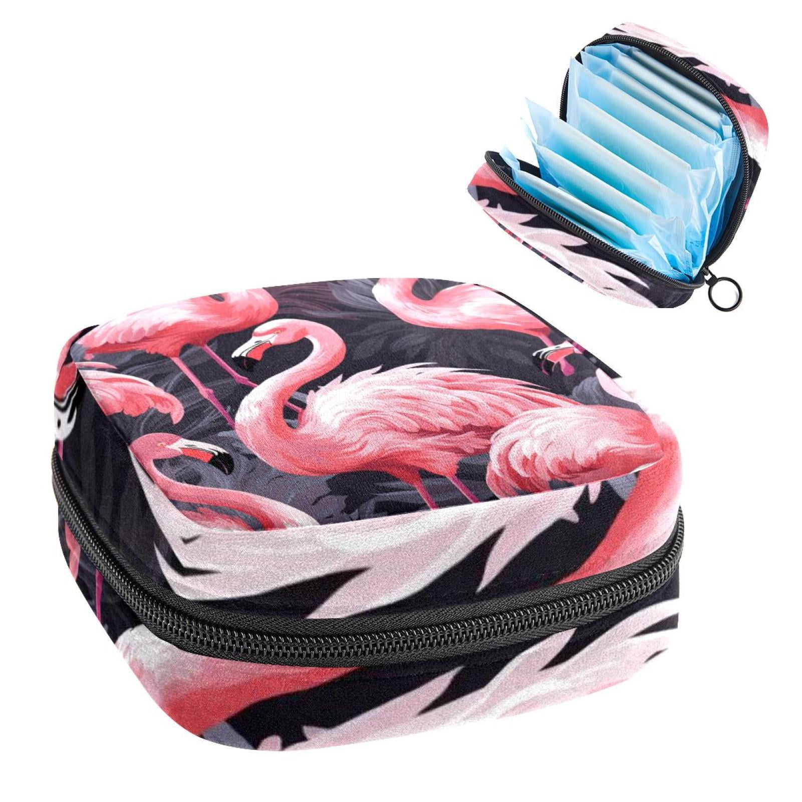 Flamingo Pad Bag Period Pouch Travel Pouch Women Small Stationary Pouch ...