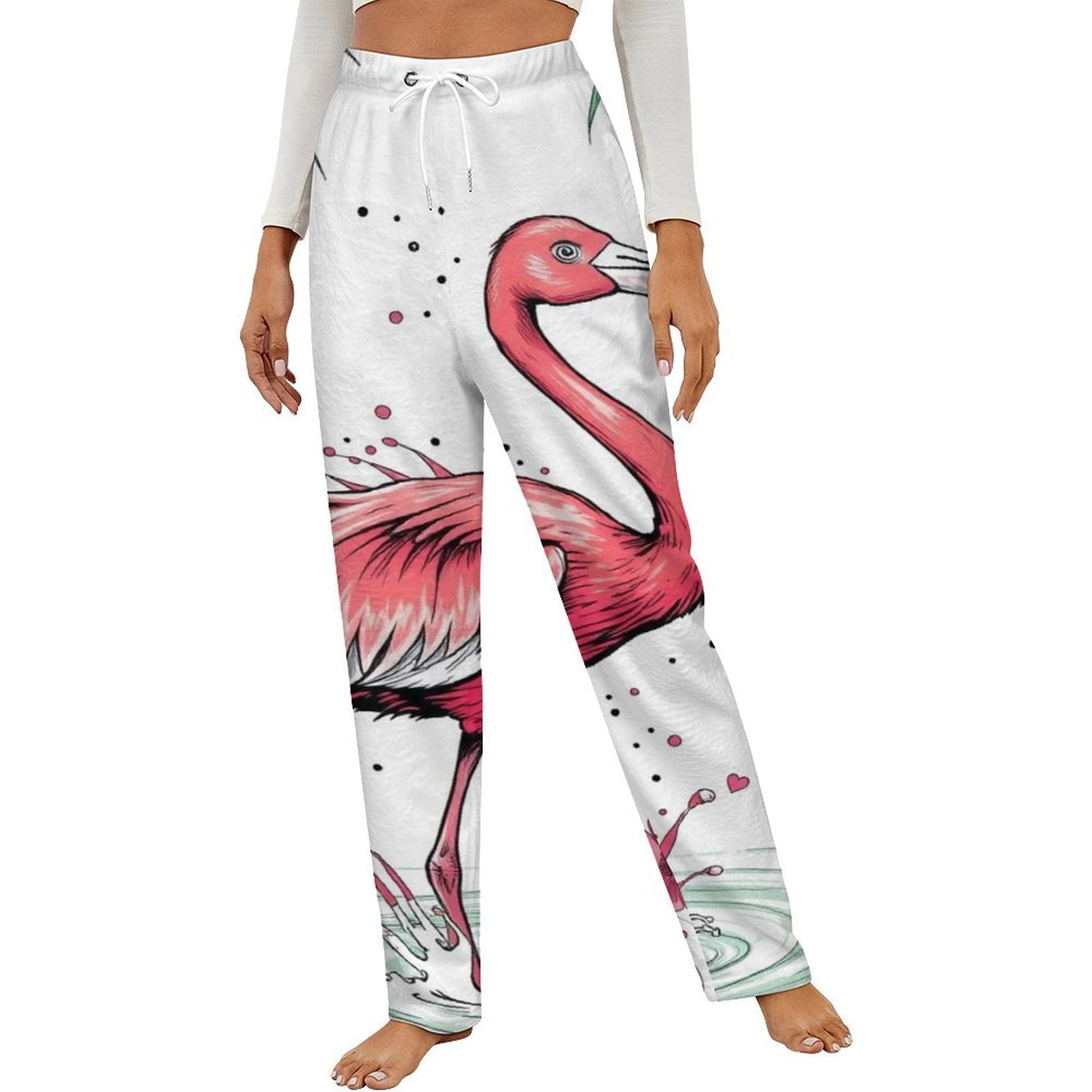 Flamingo Pajamas Pants Women's Pajama Pants Home Sleepwear Trousers ...