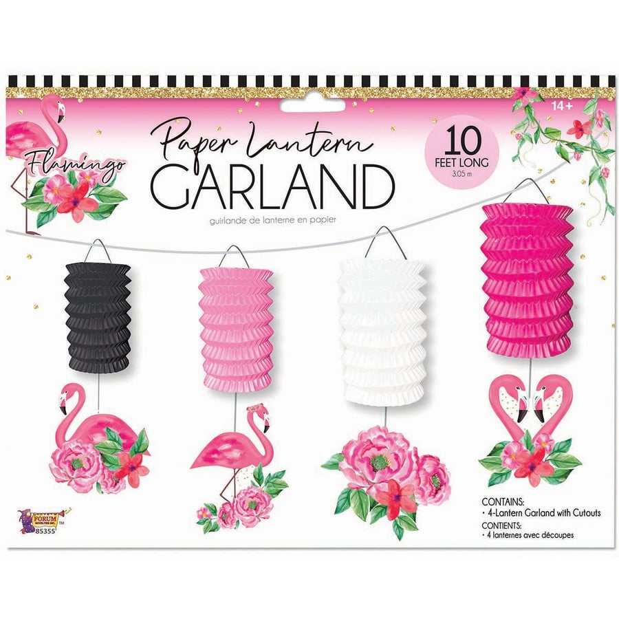 Flamingo Paper Lantern Set - Walmart.com