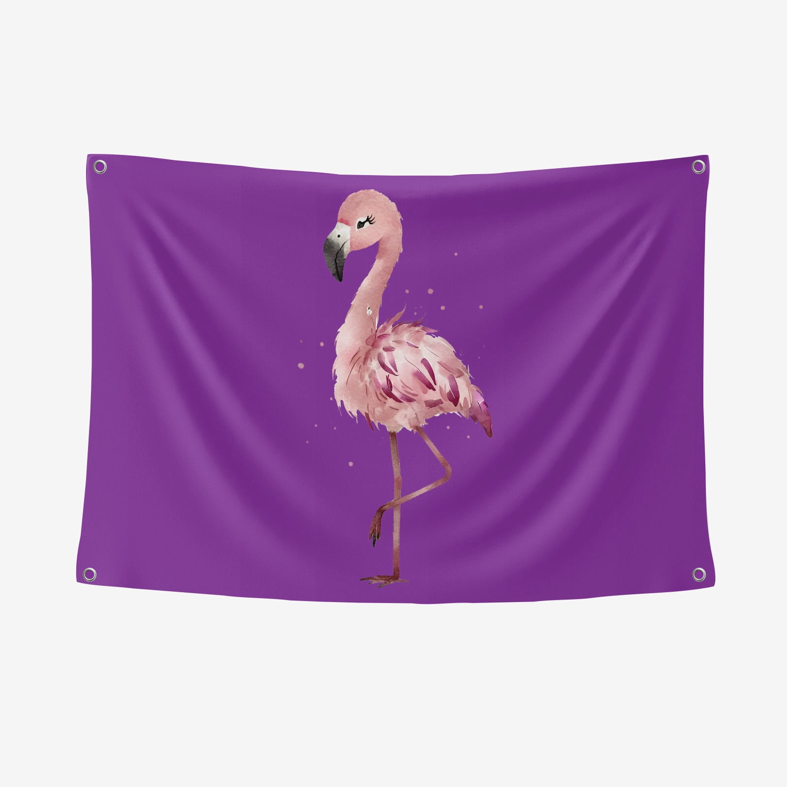 Flamingo Party Background - 210 Polyester Taffeta Banner Background ...