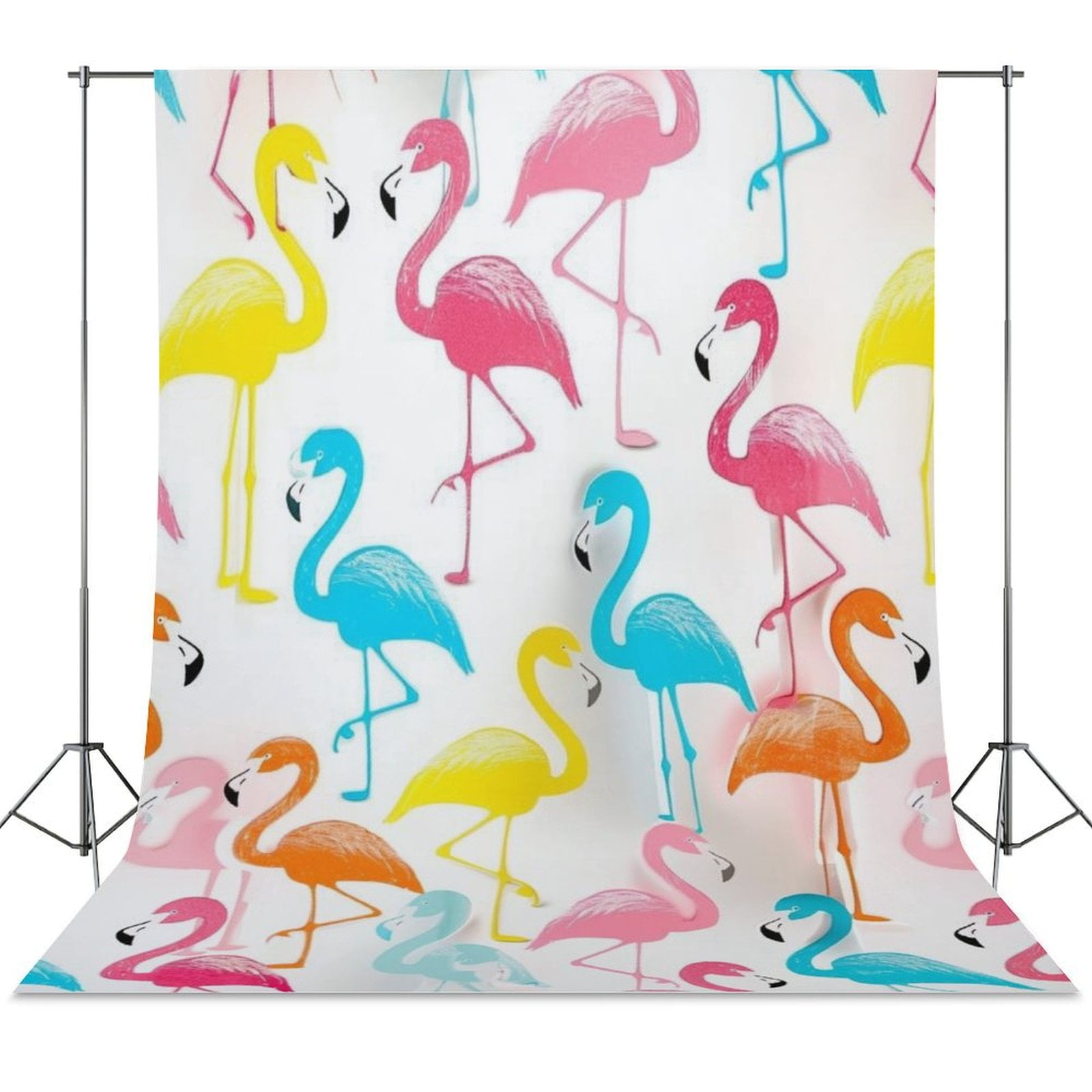 Flamingo Pattern Backdrop Background for Photography Photo Booth ...
