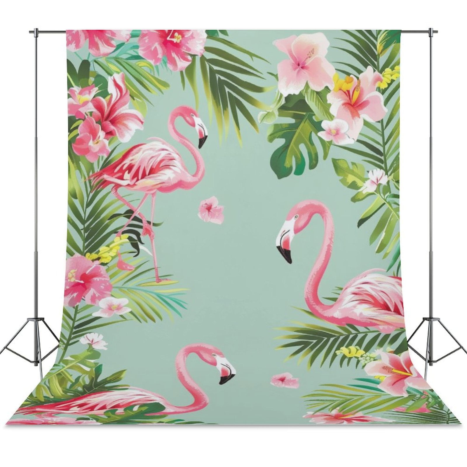 Flamingo Pattern Backdrop Background for Photography Photo Booth ...