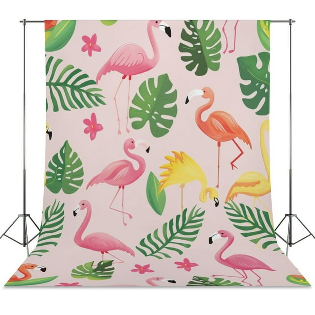 Flamingo Pattern Backdrop Background for Photography Photo Booth ...