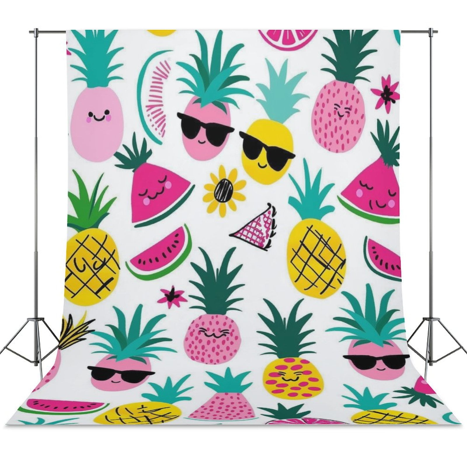 Flamingo Pattern Spring Wall Backdrop Background Floral Backdrops 5x7FT ...