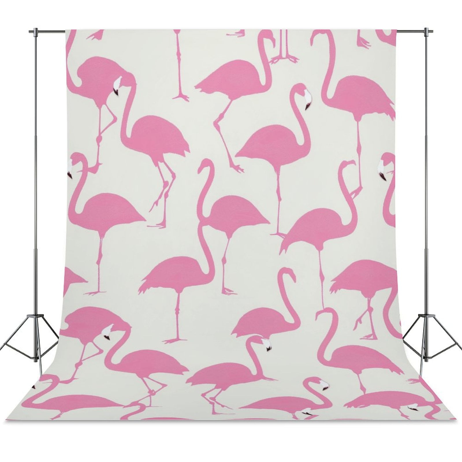 Flamingo Pattern Spring Wall Backdrop Background Floral Backdrops 5x7FT ...
