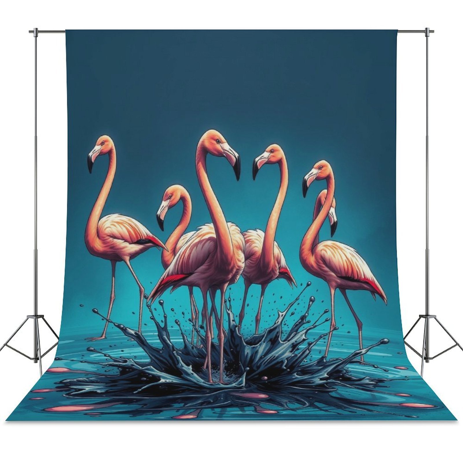 Flamingo Photography Backdrops Adult Photostudio Props Decors ...