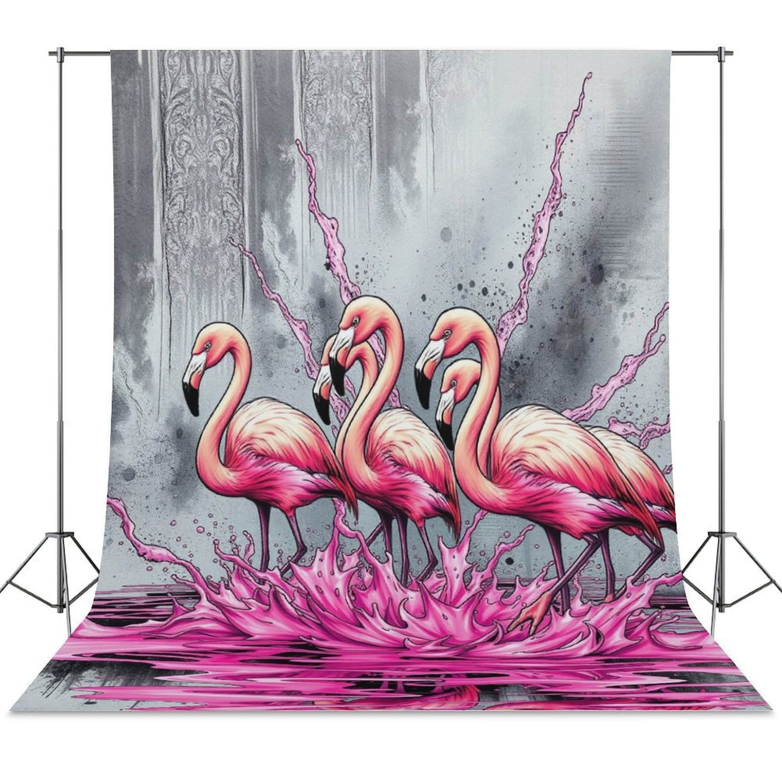 Flamingo Photography Backdrops Adult Photostudio Props Decors ...