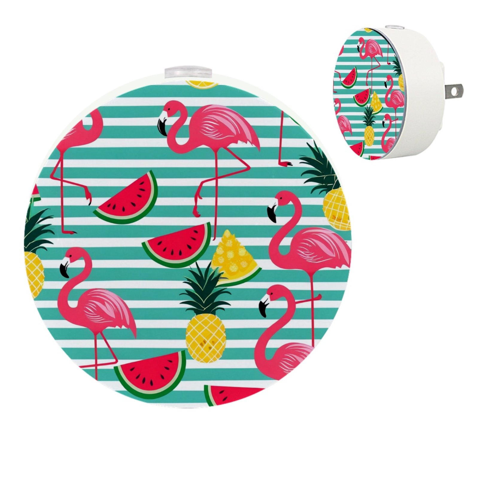 Flamingo Pineapple Automatic night lights plug into wall Dusk to Dawn ...