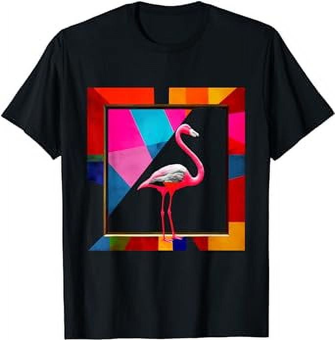 Flamingo Polygon Artwork | Animal Motif Flamingo T-Shirt - Walmart.com