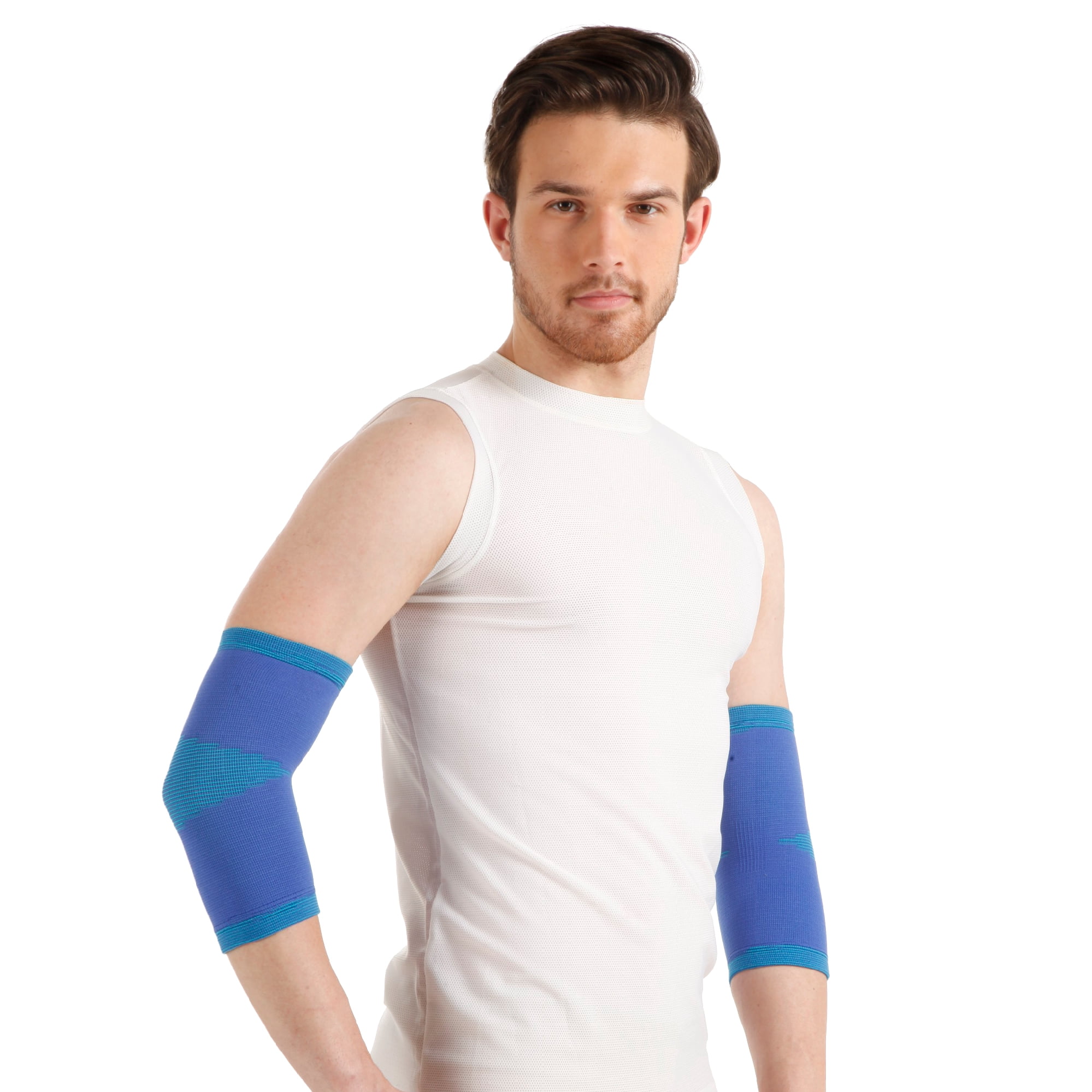 Flamingo Premium Elbow Support- 4-Way Stretch Knit, Joint Flexibility ...