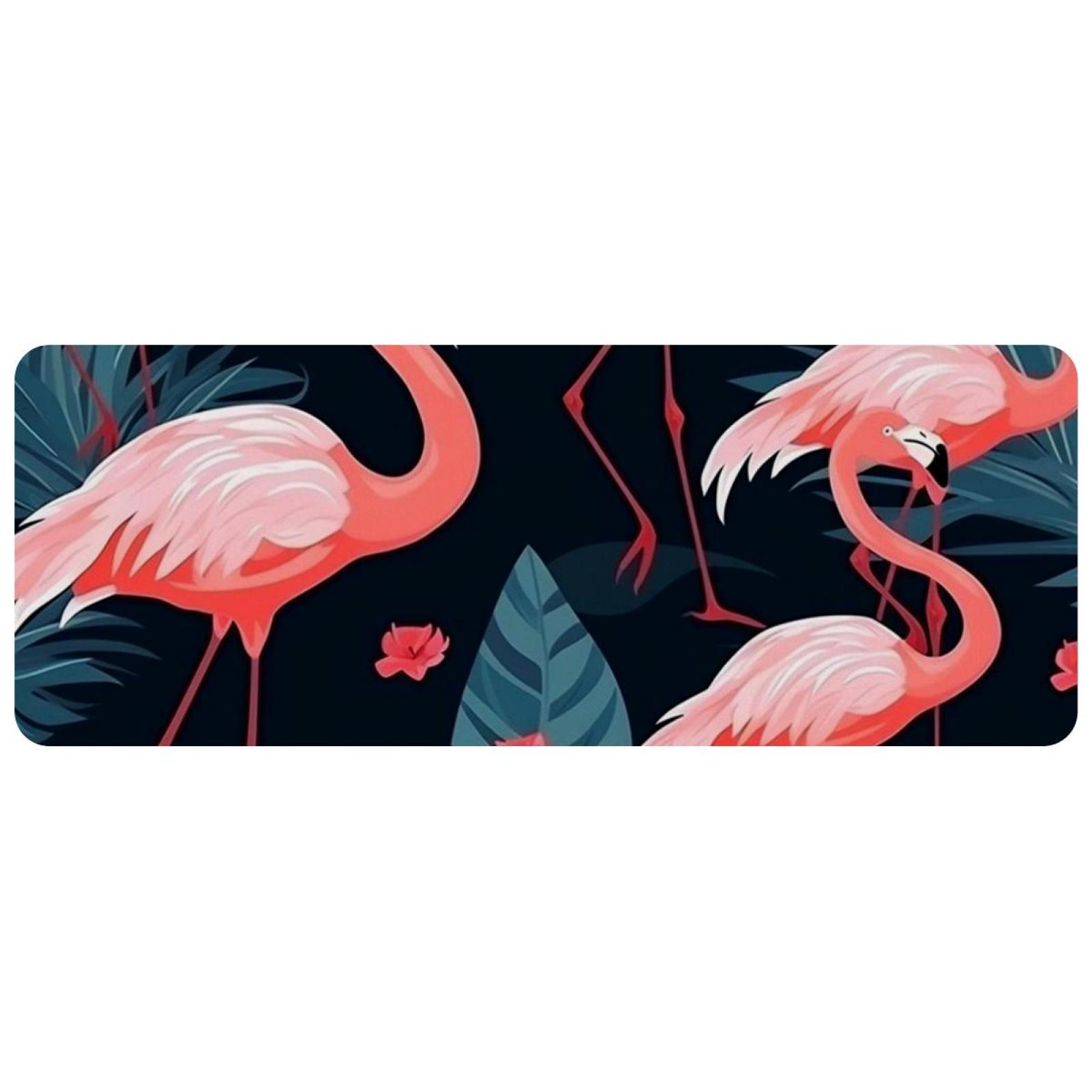 Flamingo Rainforest Computer Mouse Pad,Rubber Mouse Mat for Gaming ...