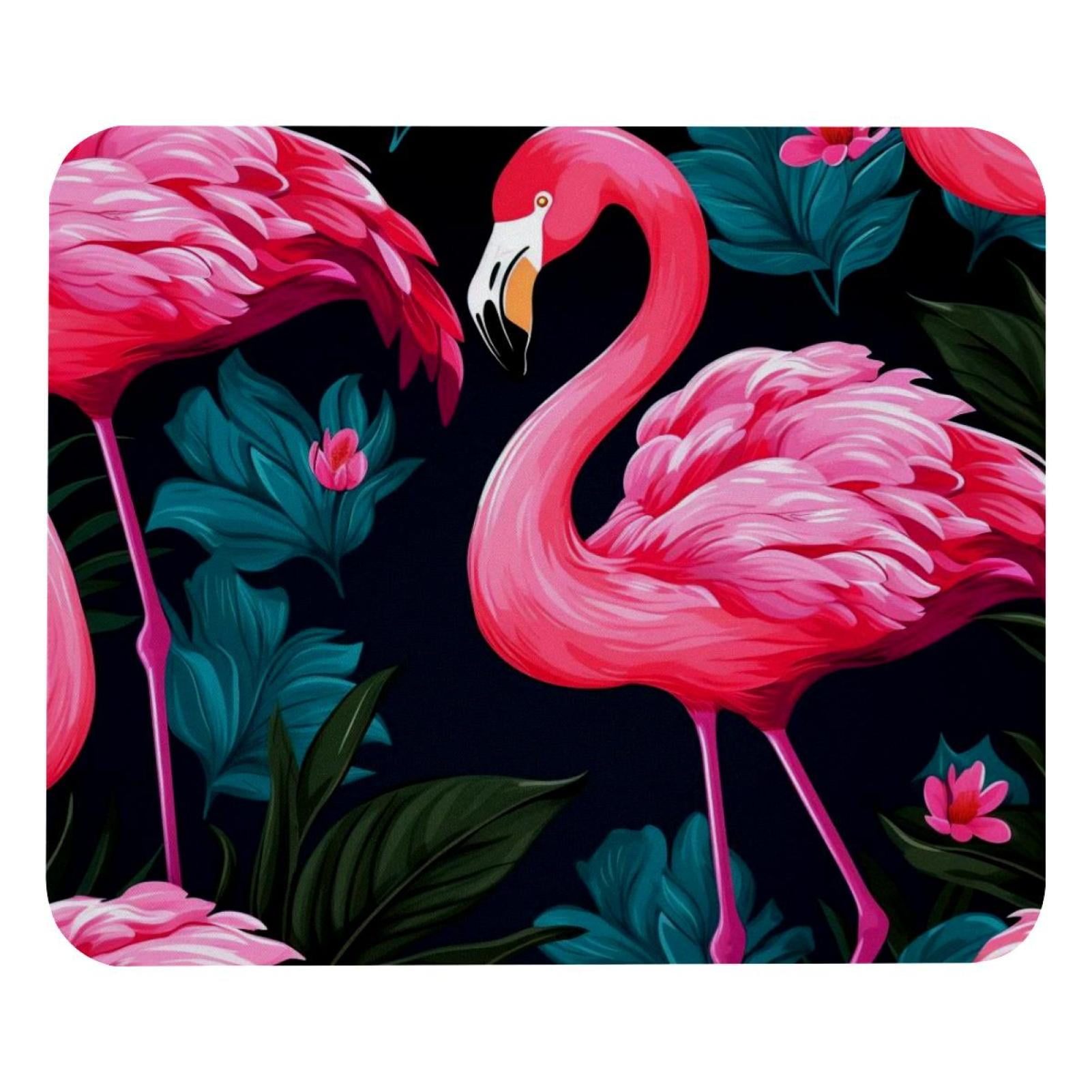 Flamingo Rainforest Mouse Pad , Soft Cute Computer Mouse Mat with ...