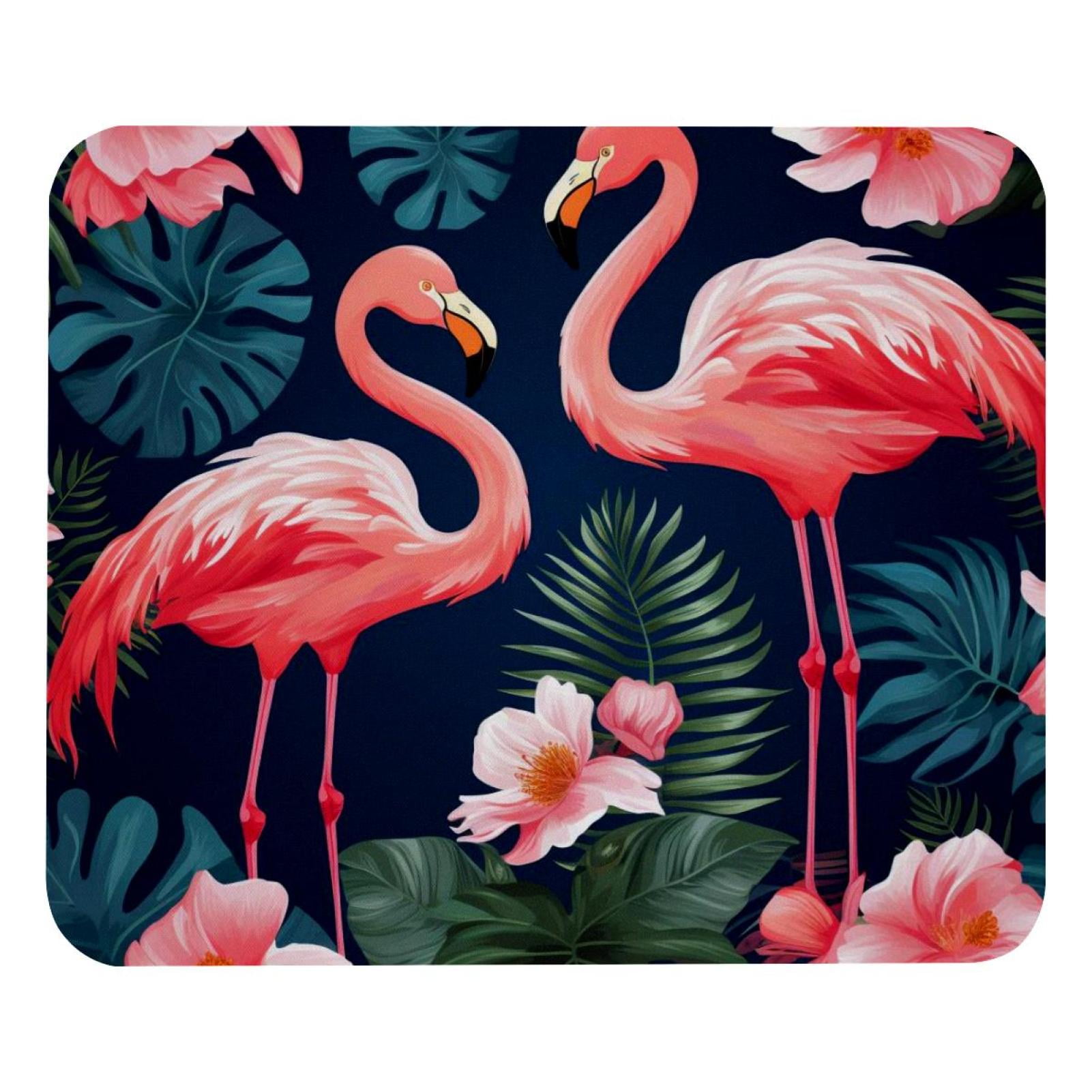 Flamingo Rainforest Mouse Pad , Soft Cute Computer Mouse Mat with ...