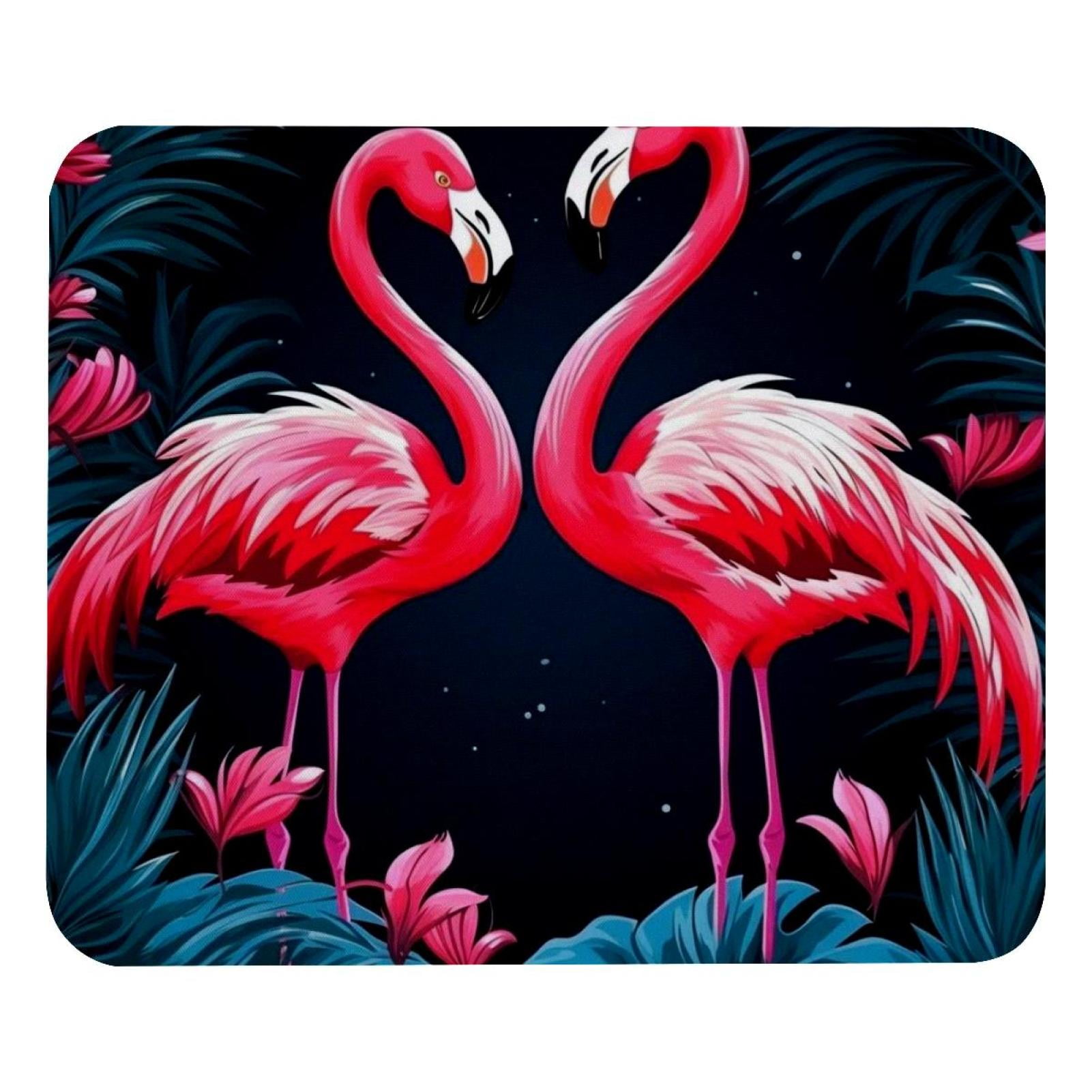 Flamingo Rainforest Mouse Pad for Laptop Wireless Mouse Home Office ...