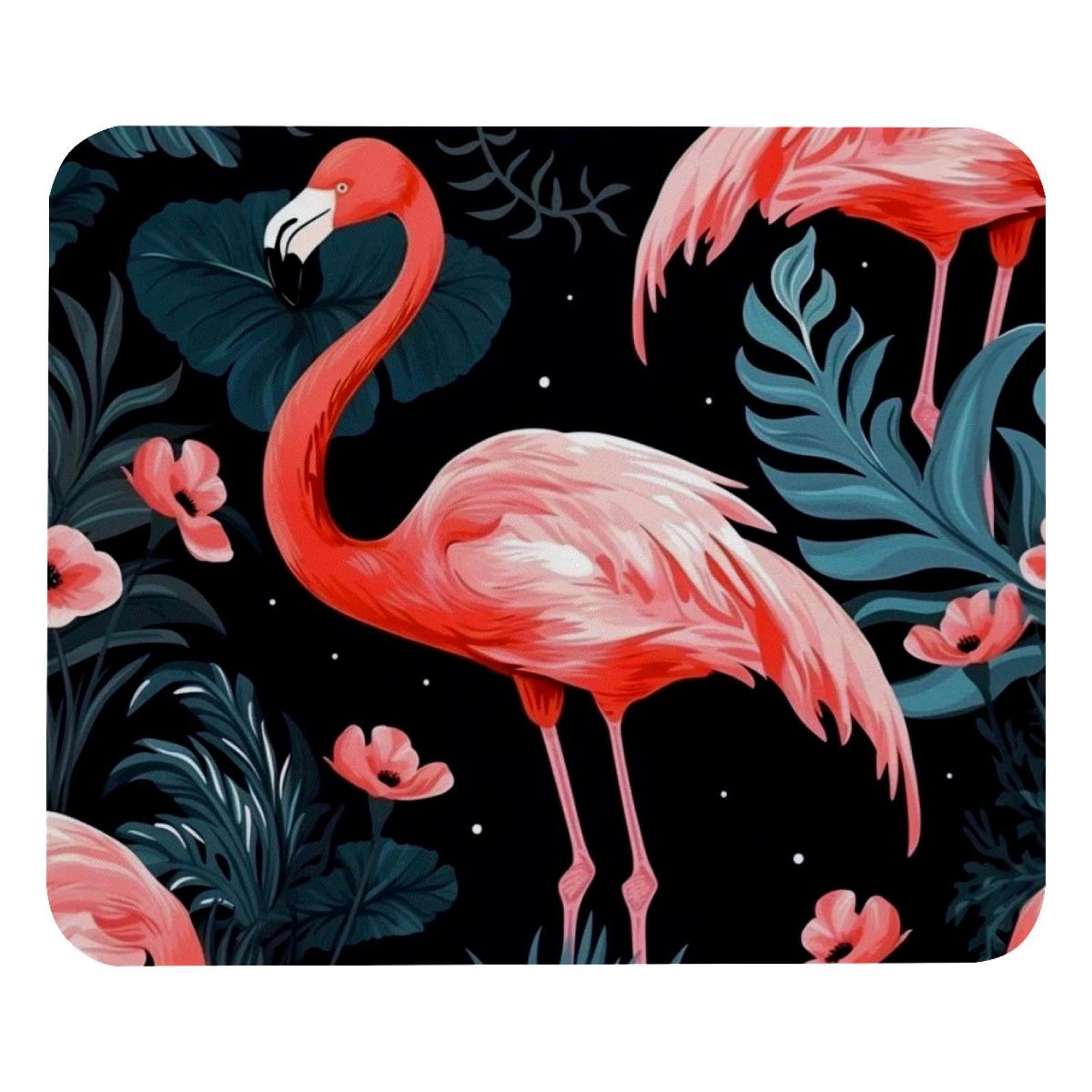 Flamingo Rainforest Mouse Pad for Laptop Wireless Mouse Home Office ...