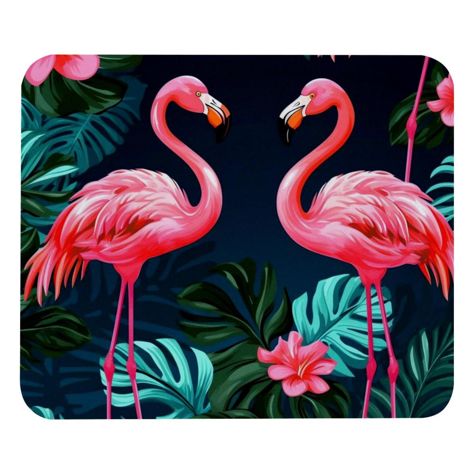 Flamingo Rainforest Mouse Pad for Laptop Wireless Mouse Home Office ...