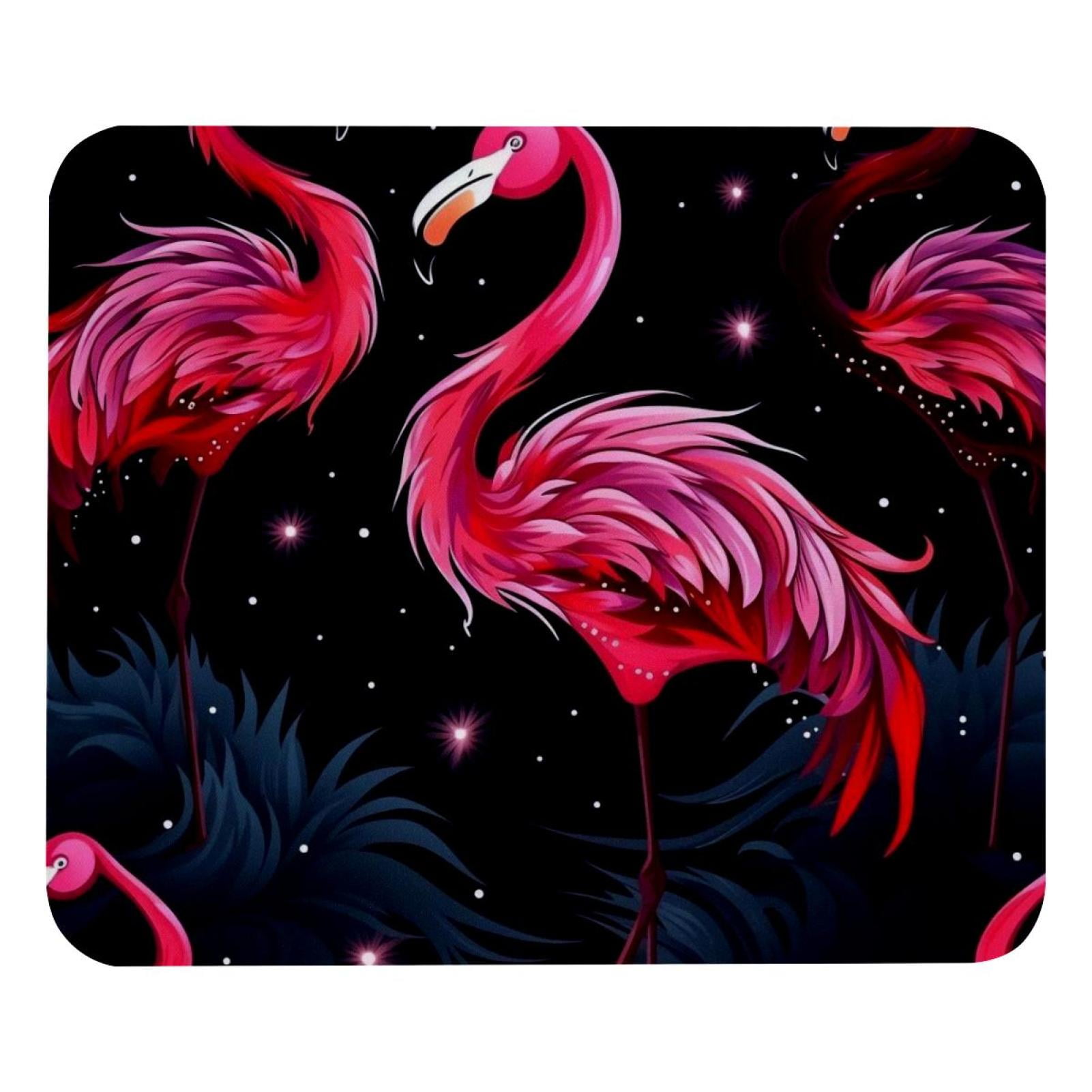 Flamingo Rainforest Mouse Pad for Laptop Wireless Mouse Home Office ...