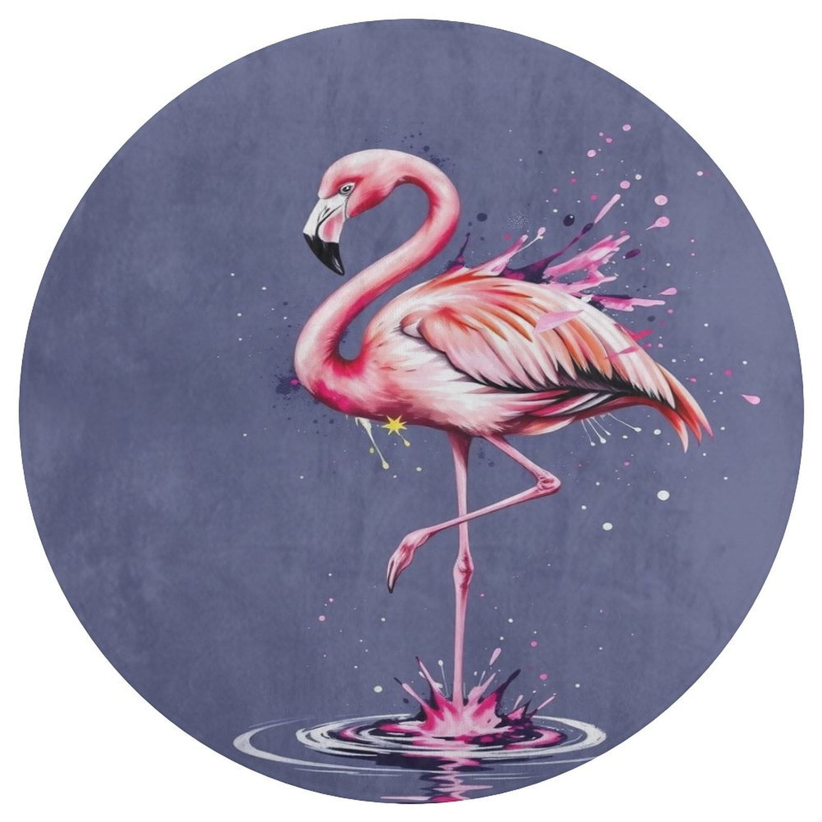 Flamingo Round Carpet Living Room Carpet Modern And Stylish Living Room ...