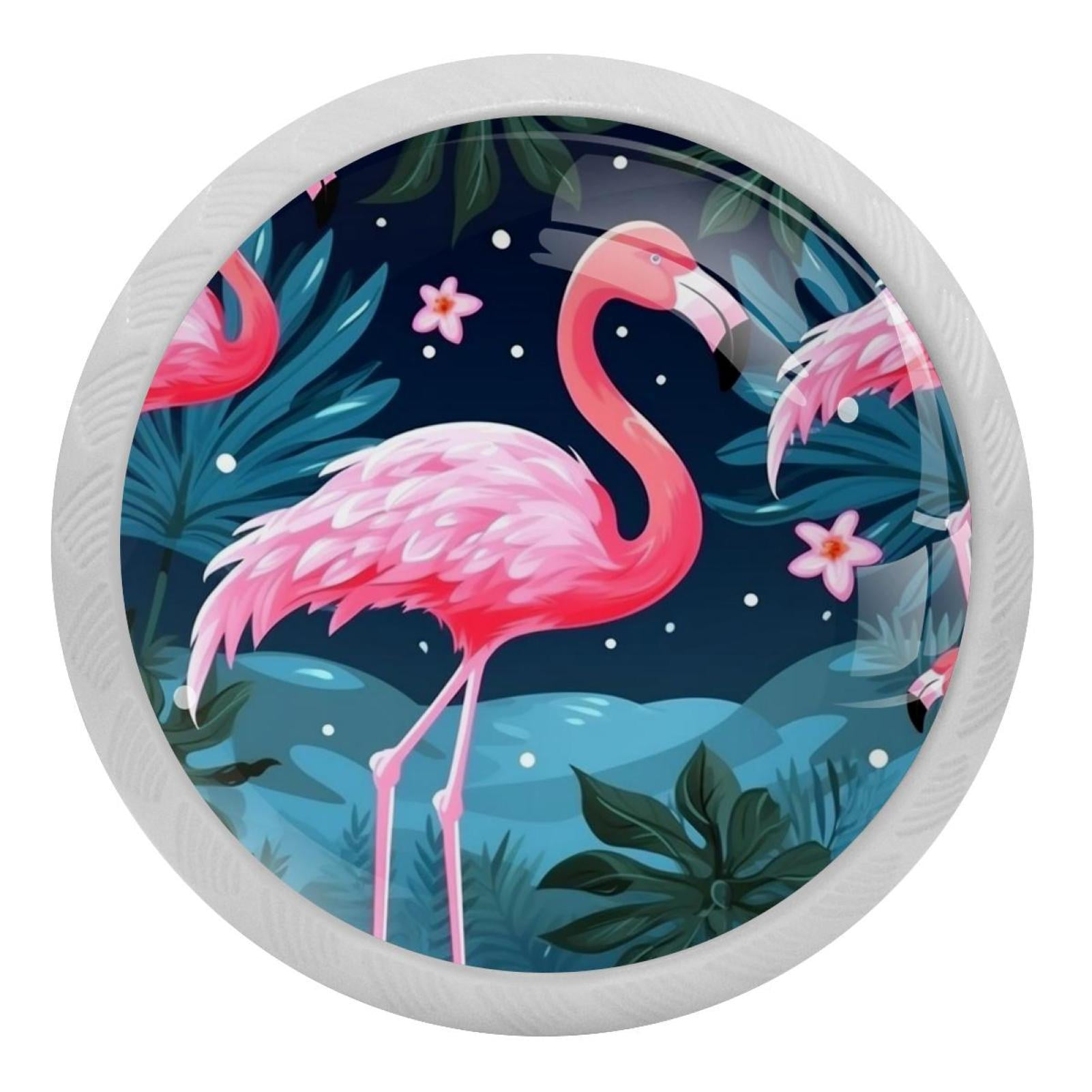 Flamingo Round Glow-in-the-Dark Dresser Hardware Pack: Fluorescent ...