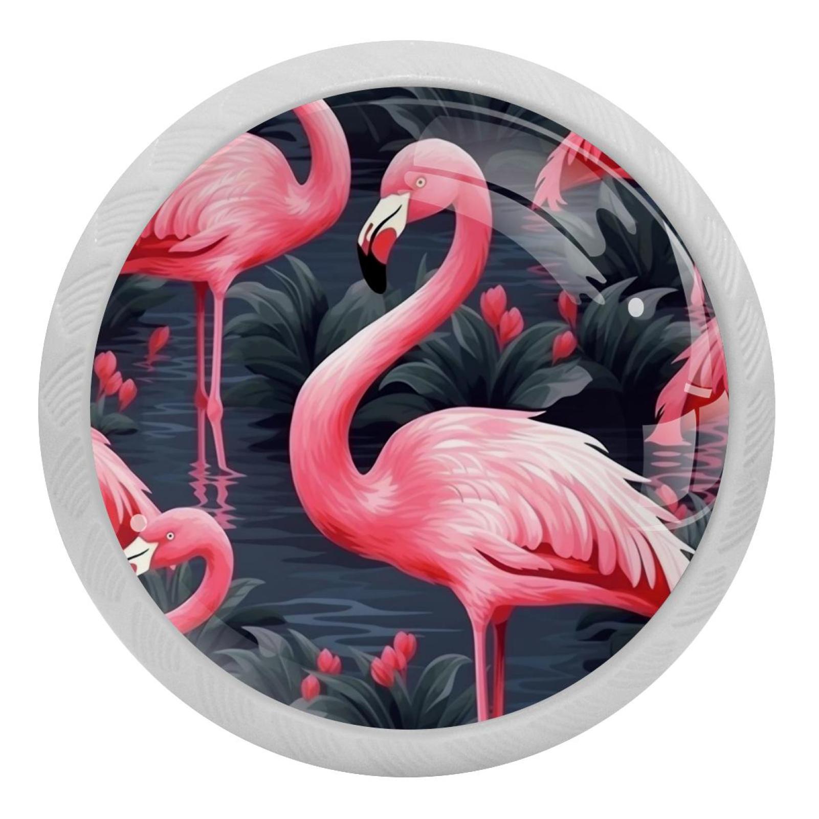 Flamingo Round Glow-in-the-Dark Dresser Hardware Pack: Fluorescent ...