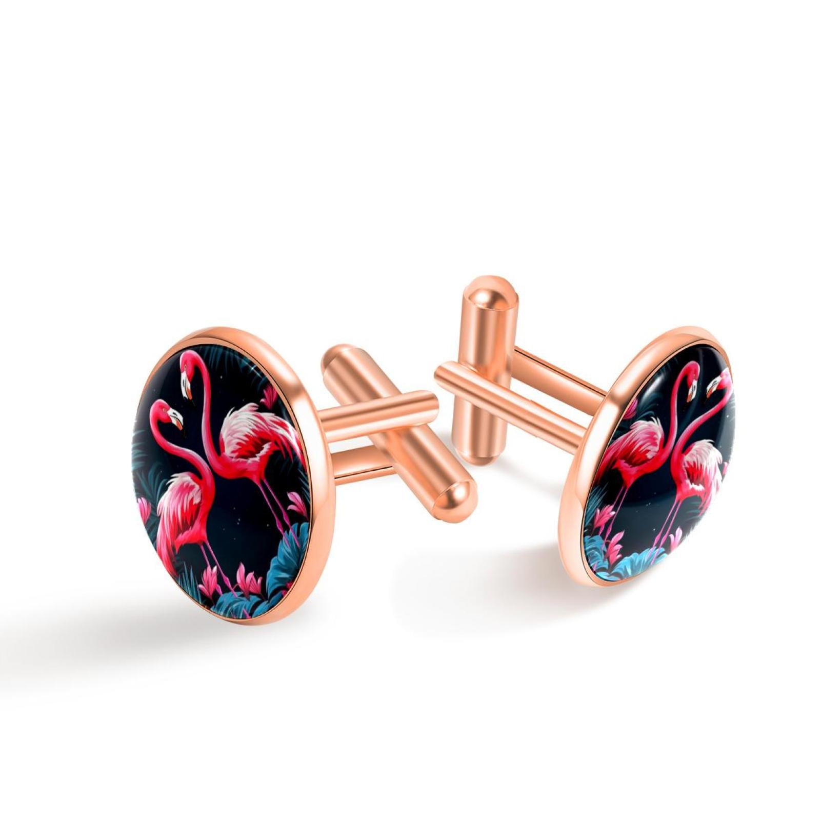 Flamingo Stylish Mens Cufflinks Set for Formal Attire, Made of ...