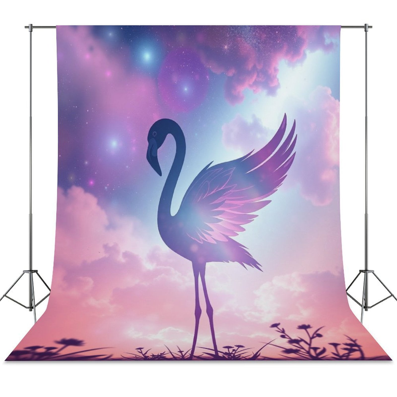 Flamingo Sunset Sky Photography Backdrops Adult Photostudio Props ...